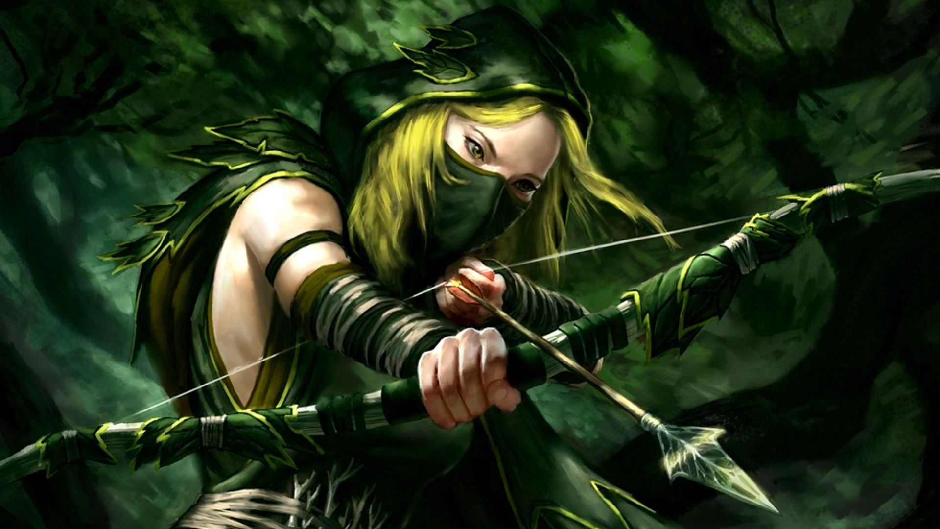 Archery Girl Dark Wallpapers - Wallpaper Cave