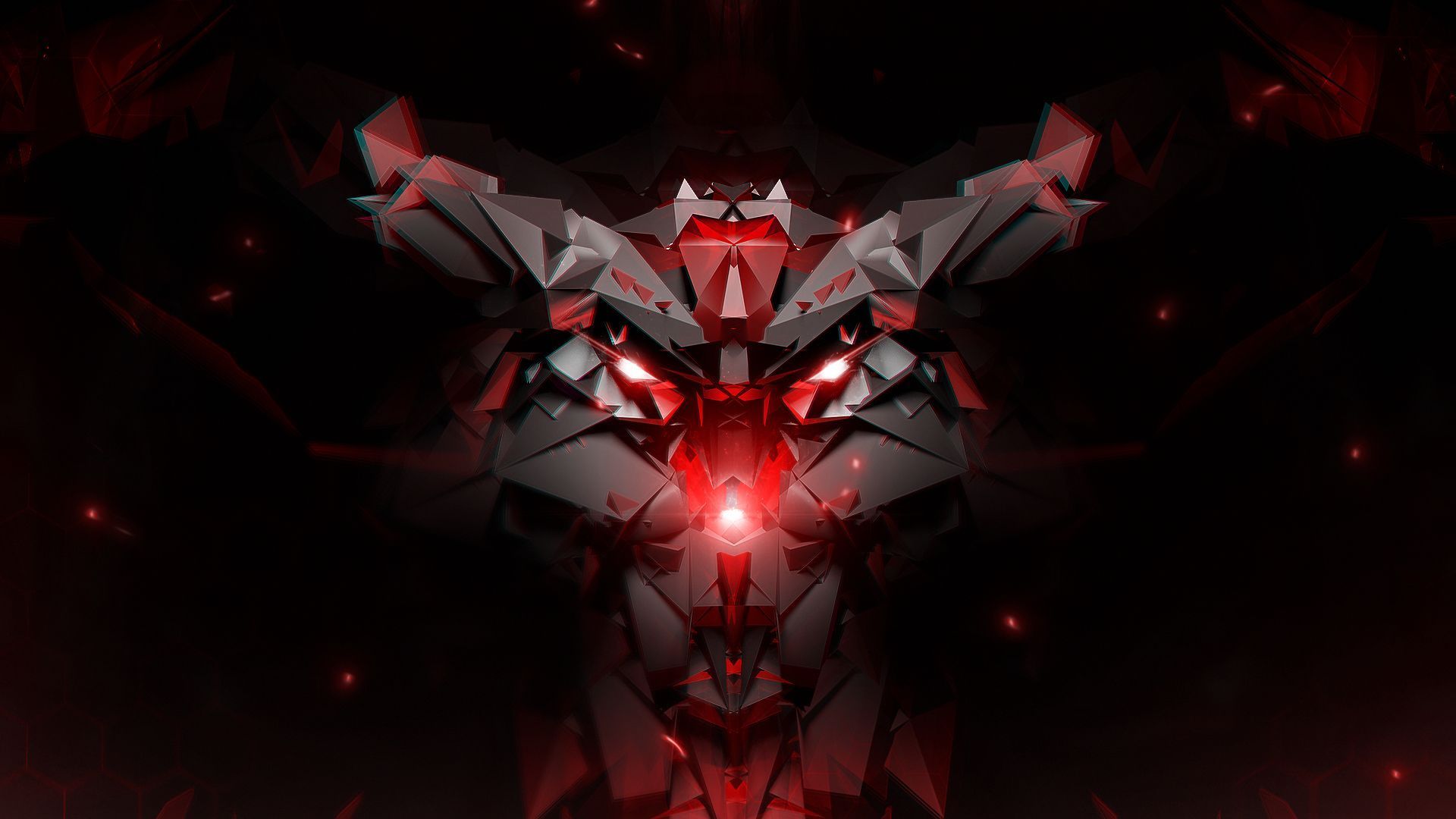 Red And Black Demon Wallpapers - Wallpaper Cave