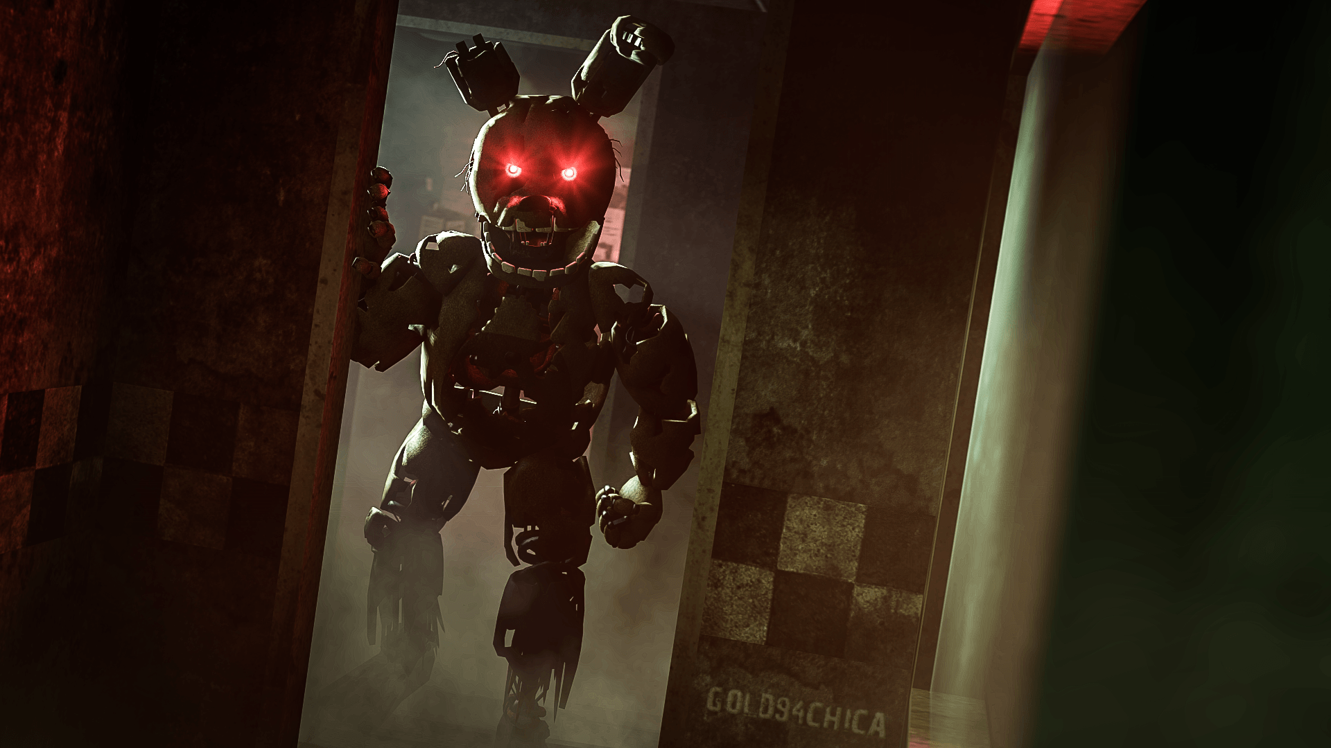 FNAF Springtrap Wallpapers - Wallpaper Cave