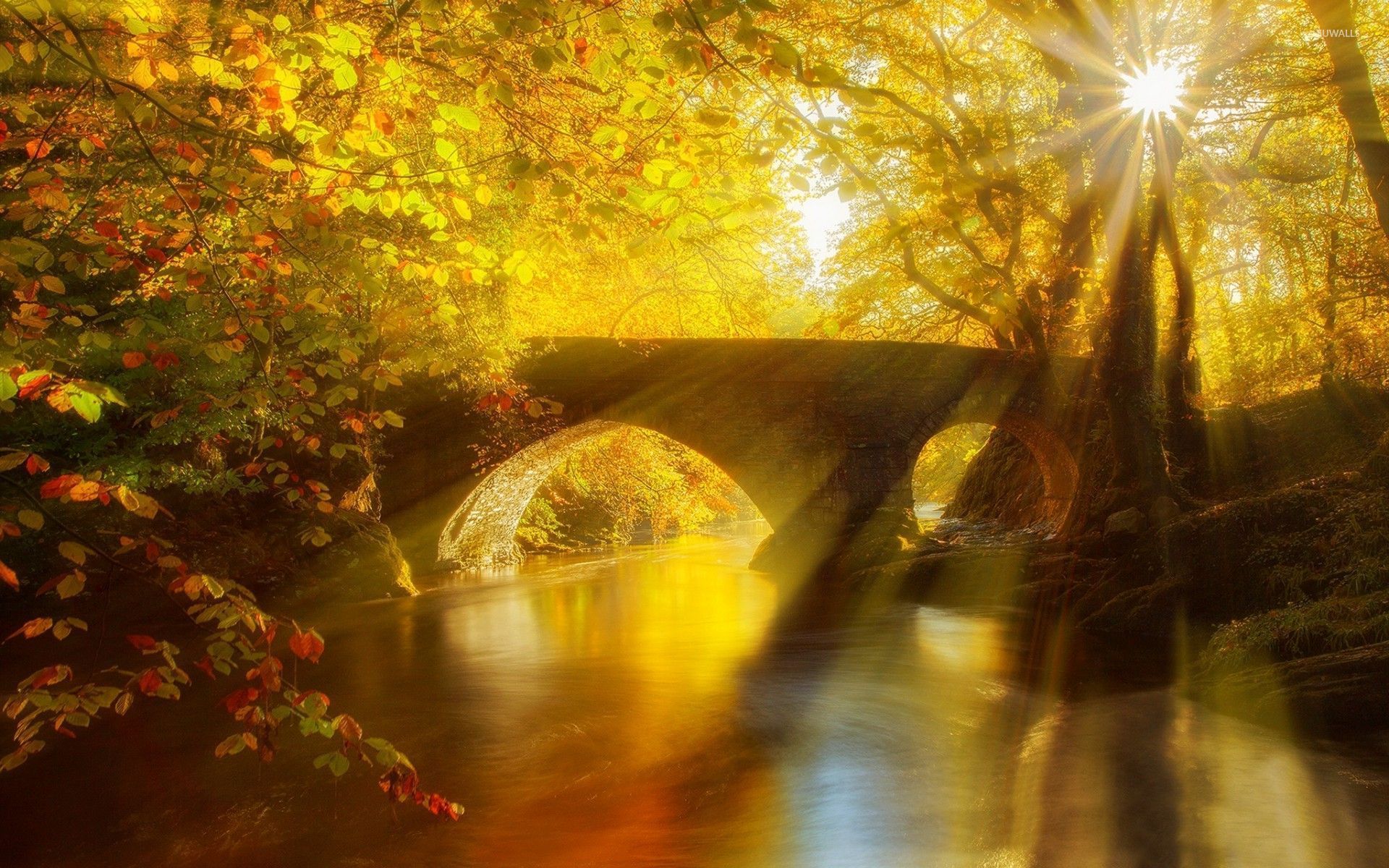 Stone Bridge Autumn Wallpapers - Wallpaper Cave