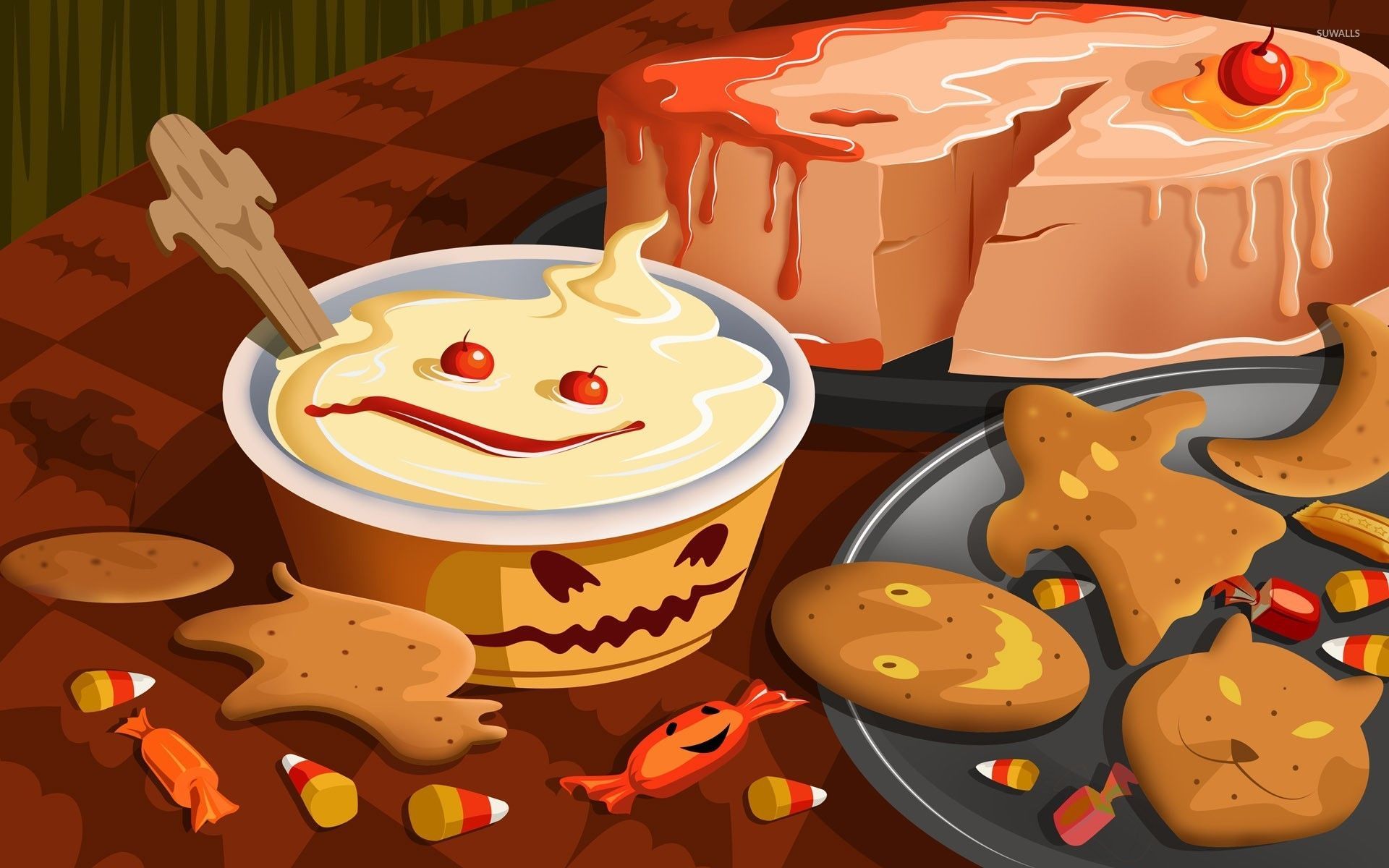 Cute Halloween Food Wallpapers - Wallpaper Cave