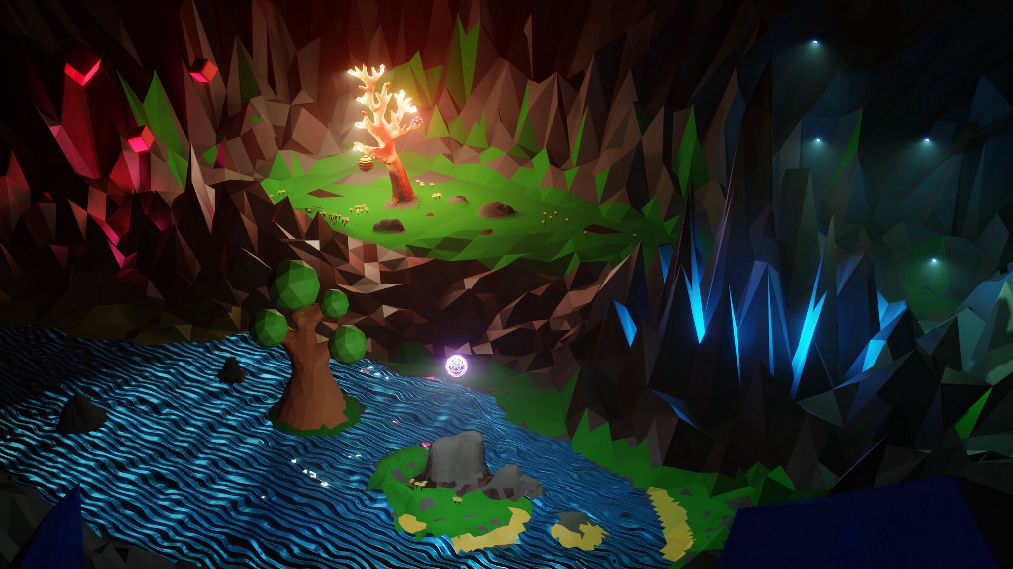 Low Poly Landscape Wallpapers - Wallpaper Cave