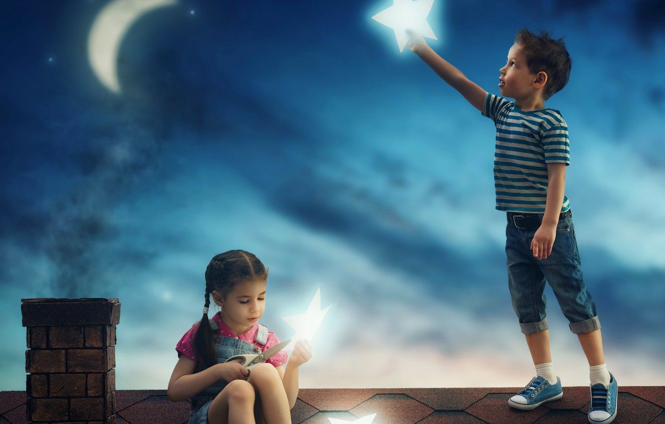 Moon And Boy Wallpapers - Wallpaper Cave