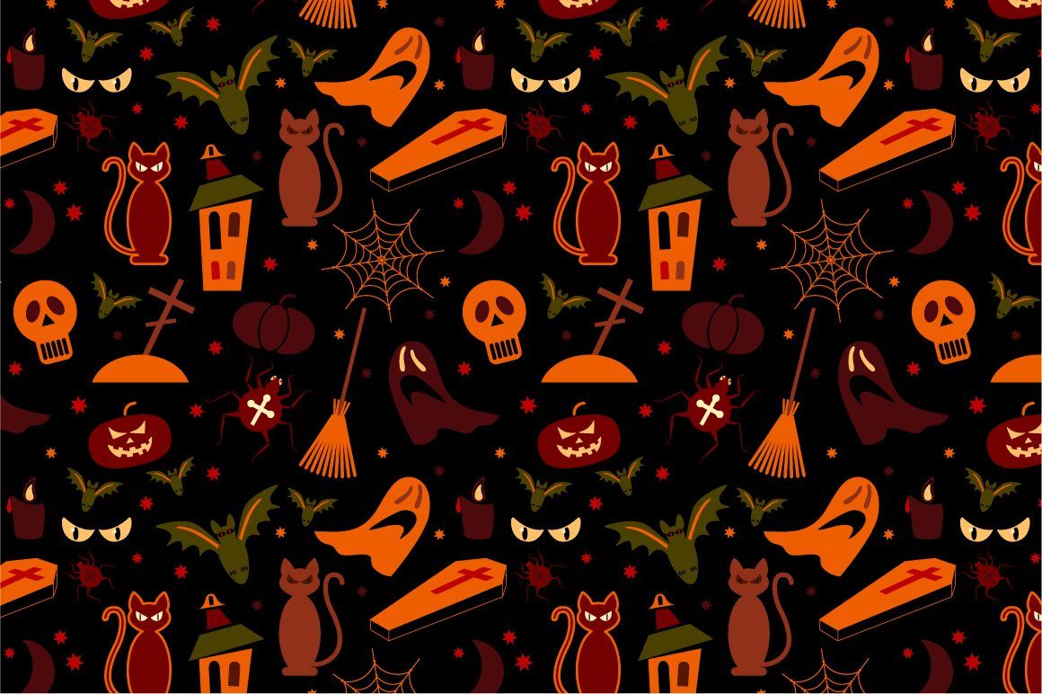 Halloween Patterned Wallpapers Wallpaper Cave Halloween Patterned Wallpapers Wallpaper Cave