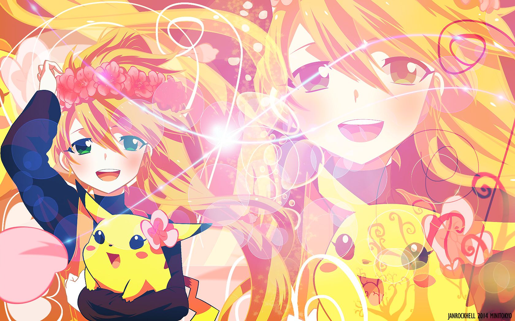 Pikachu Anime Girl Wallpapers - Wallpaper Cave