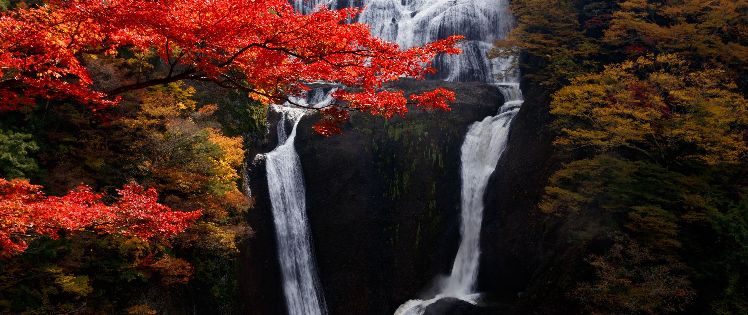 HD Waterfall Autumn Wallpapers - Wallpaper Cave