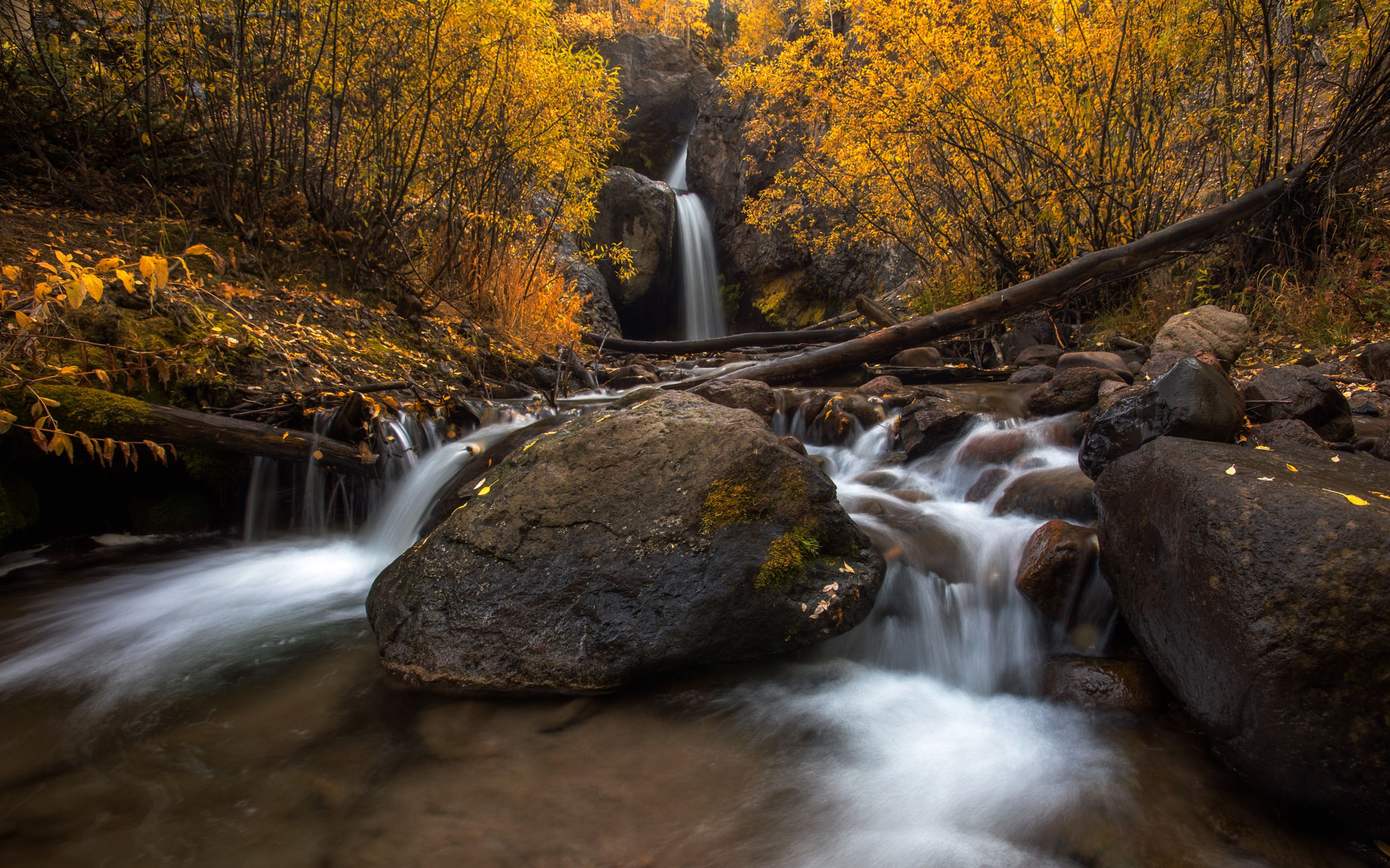 HD Waterfall Autumn Wallpapers - Wallpaper Cave
