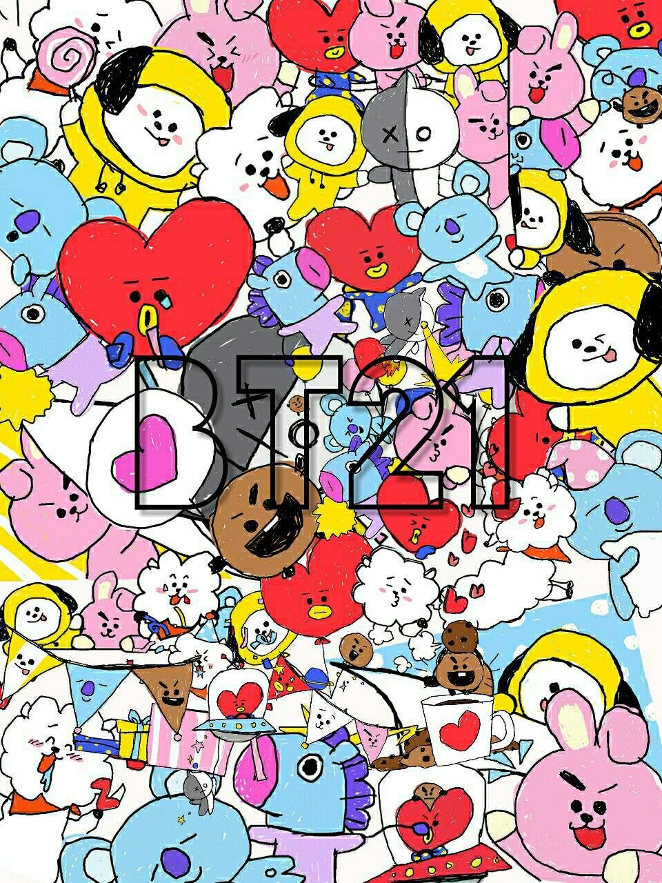BTS X BT21 Wallpapers - Wallpaper Cave