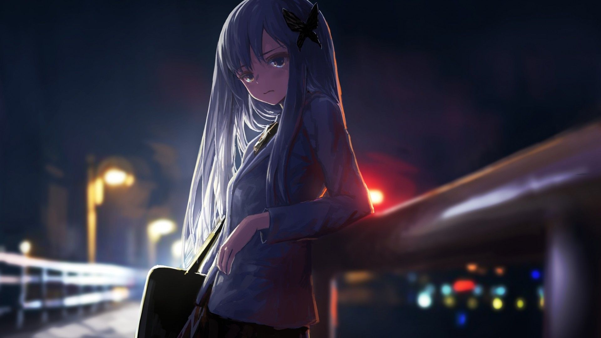 Night Time Anime Wallpapers - Wallpaper Cave