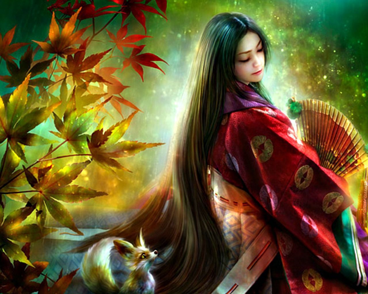 Fall Fantasy Girl Wallpapers - Wallpaper Cave