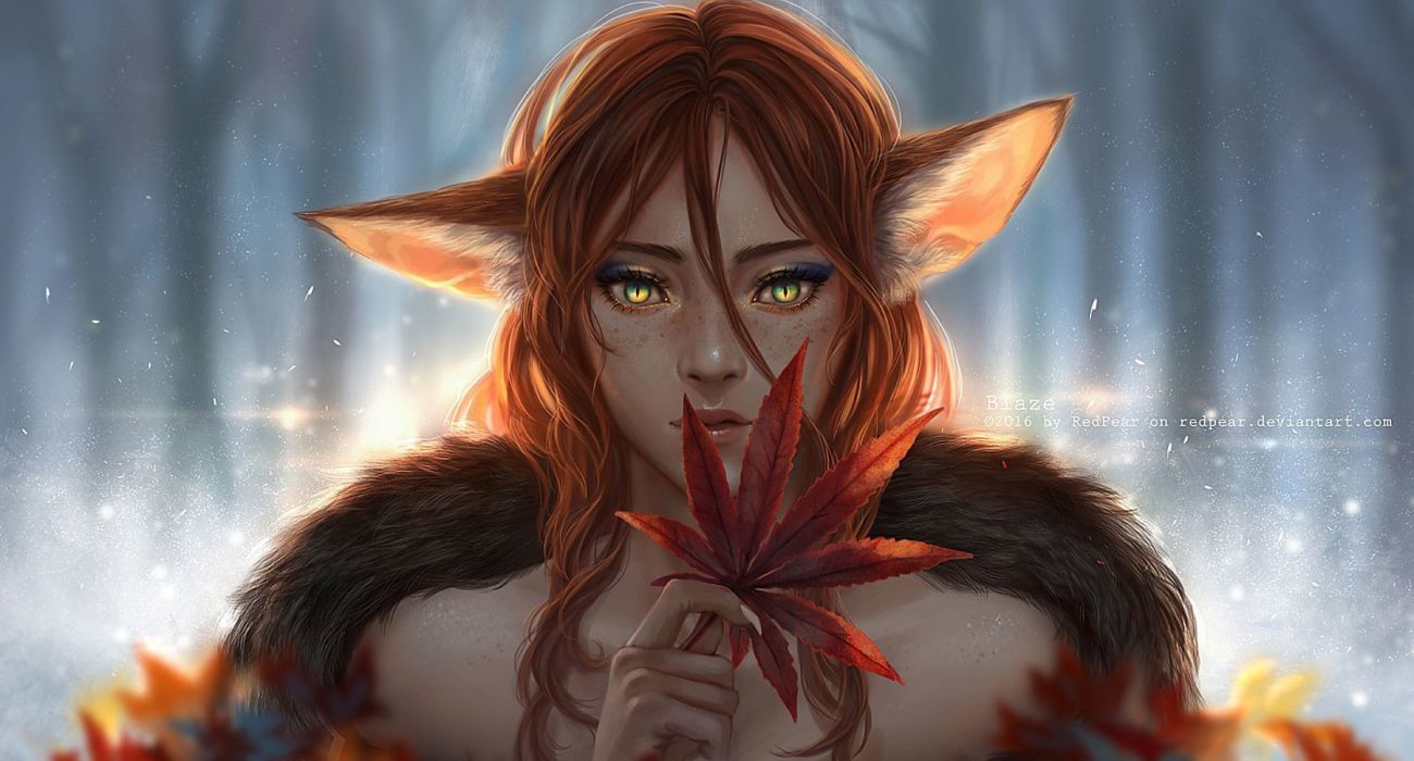 Fall Fantasy Girl Wallpapers - Wallpaper Cave