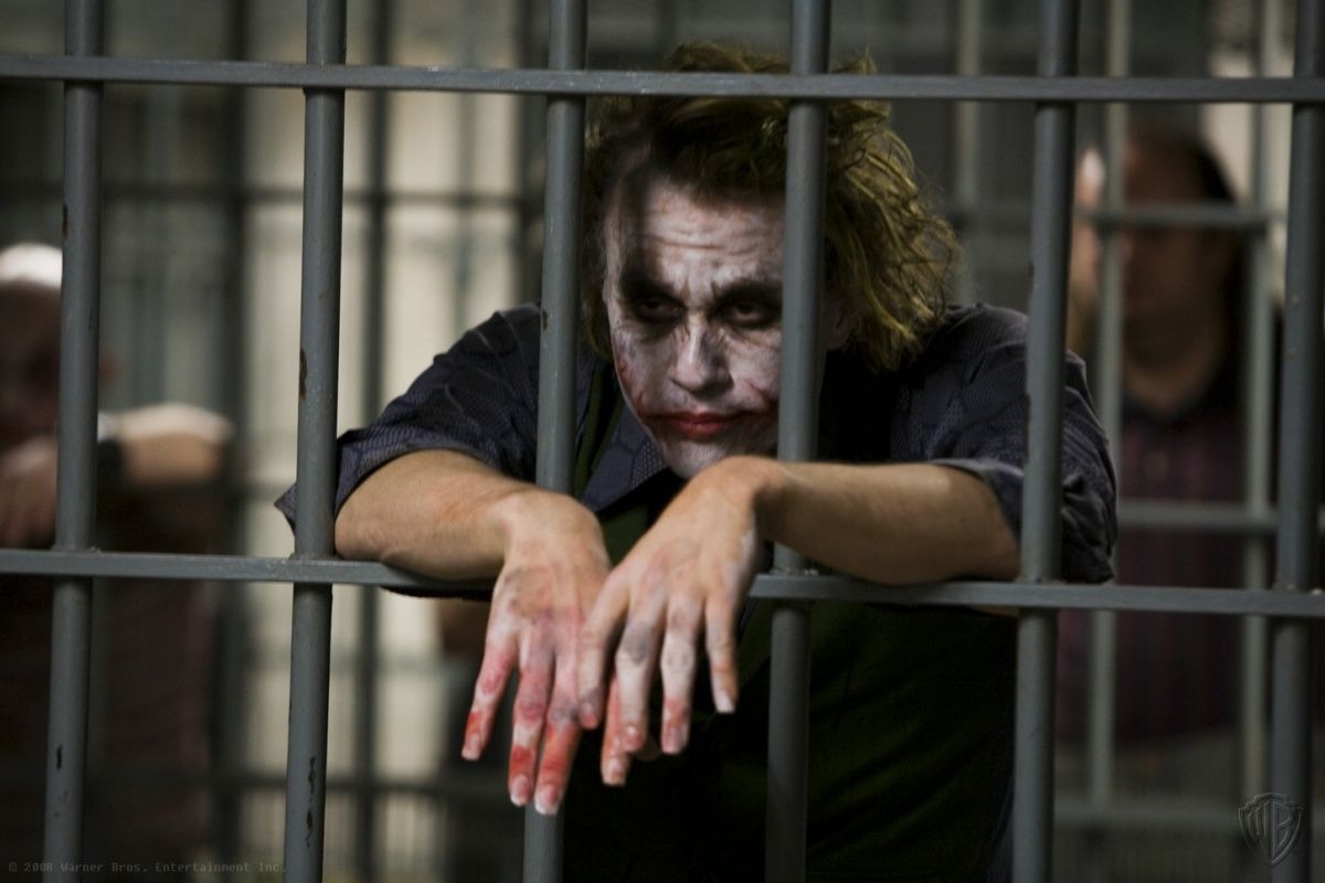 Joker In Jail Wallpapers Wallpaper Cave