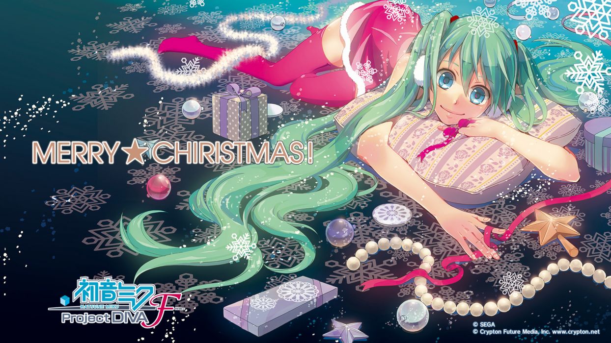 Christmas Miku Wallpapers - Wallpaper Cave