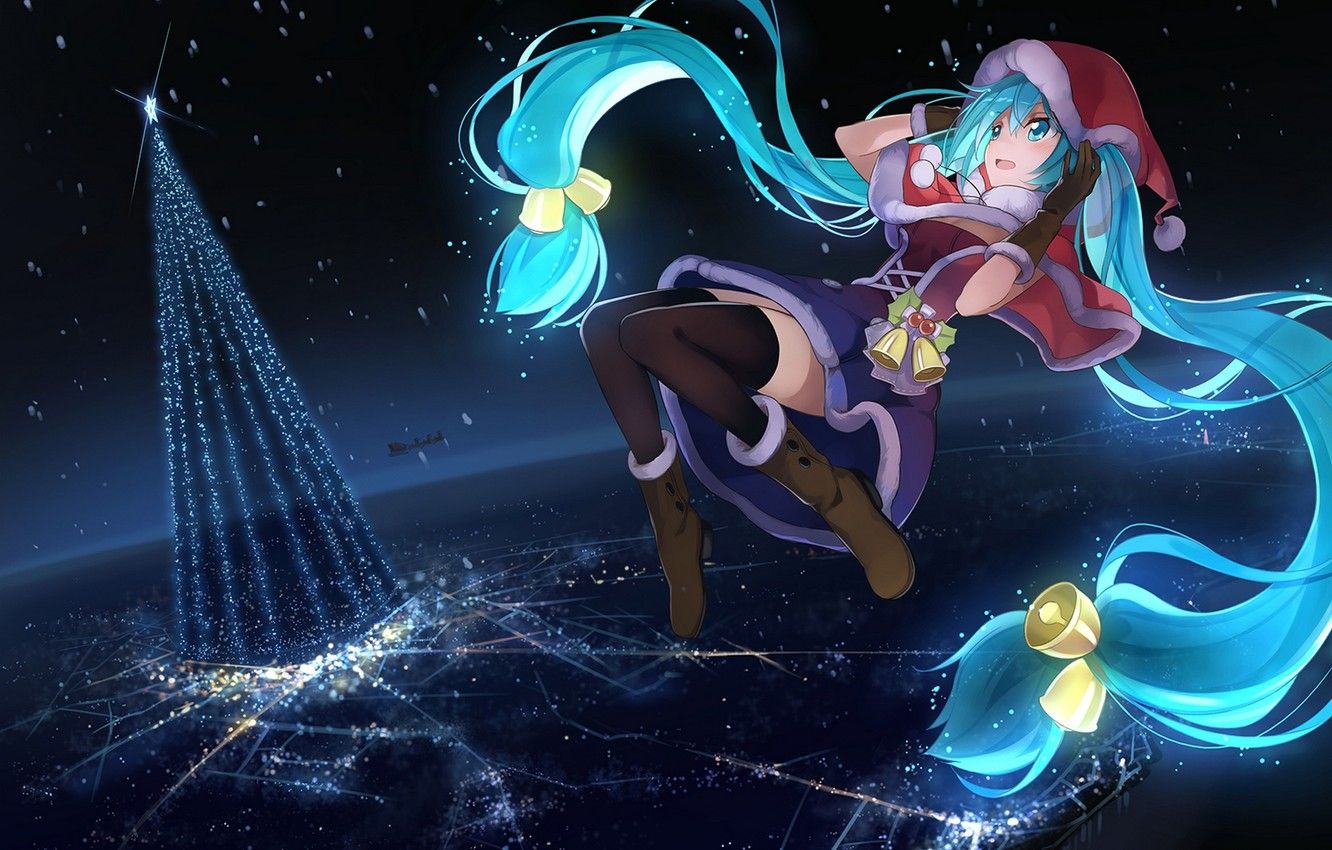 Christmas Miku Wallpapers - Wallpaper Cave