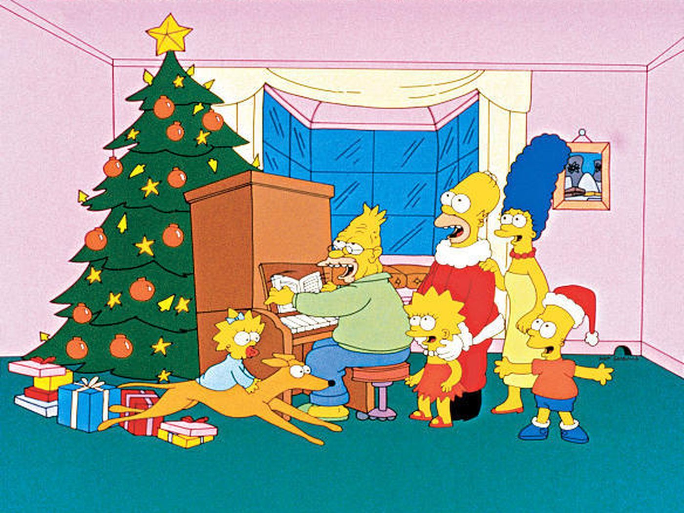 Xmas Simpsons Wallpapers - Wallpaper Cave