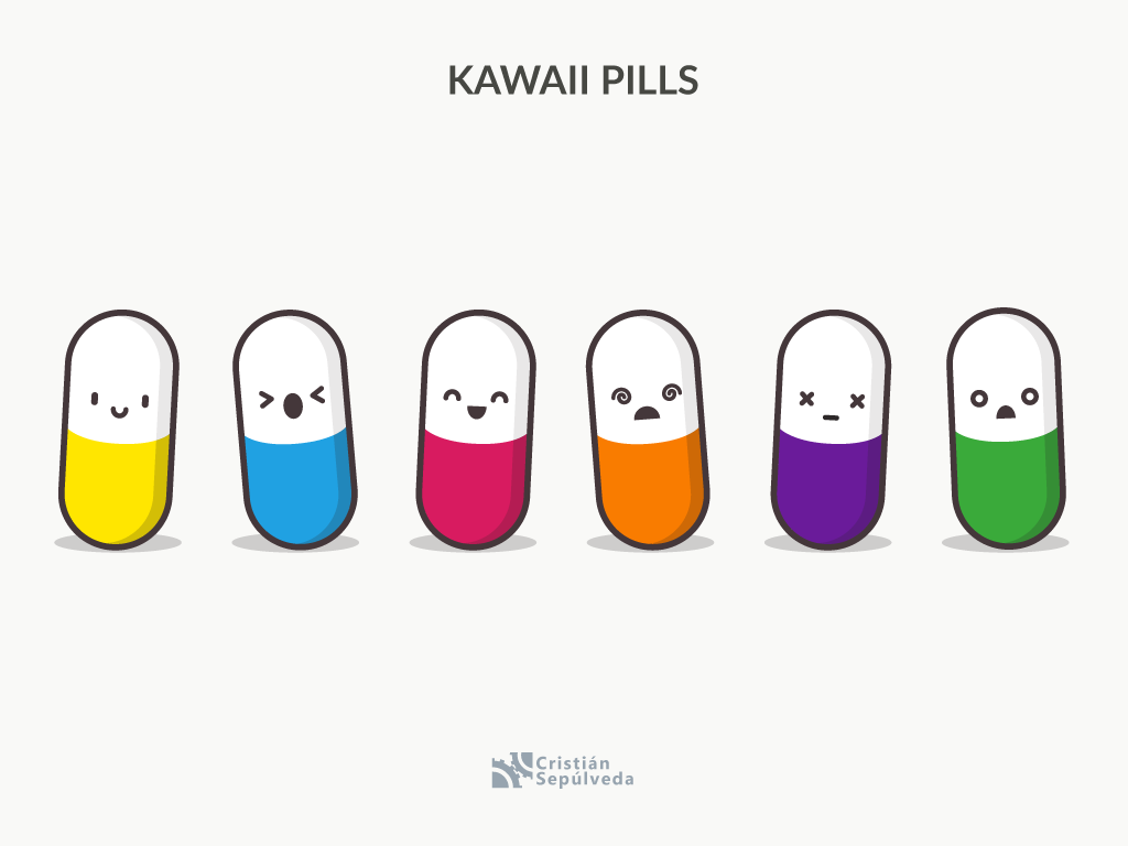 Kawaii Pill Wallpapers - Wallpaper Cave