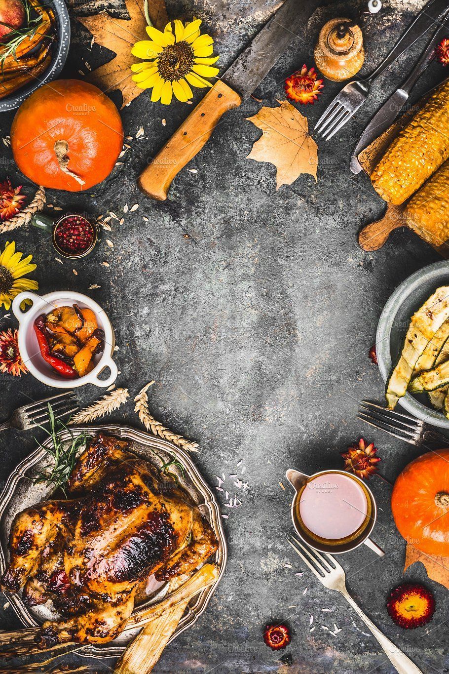 Cute Thanksgiving Food Wallpapers - Wallpaper Cave