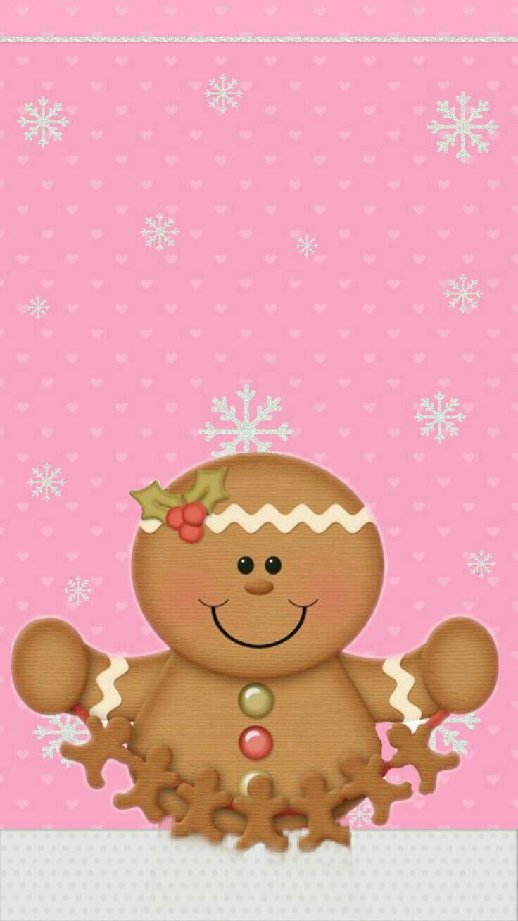 Cute Gingerbread Wallpaper