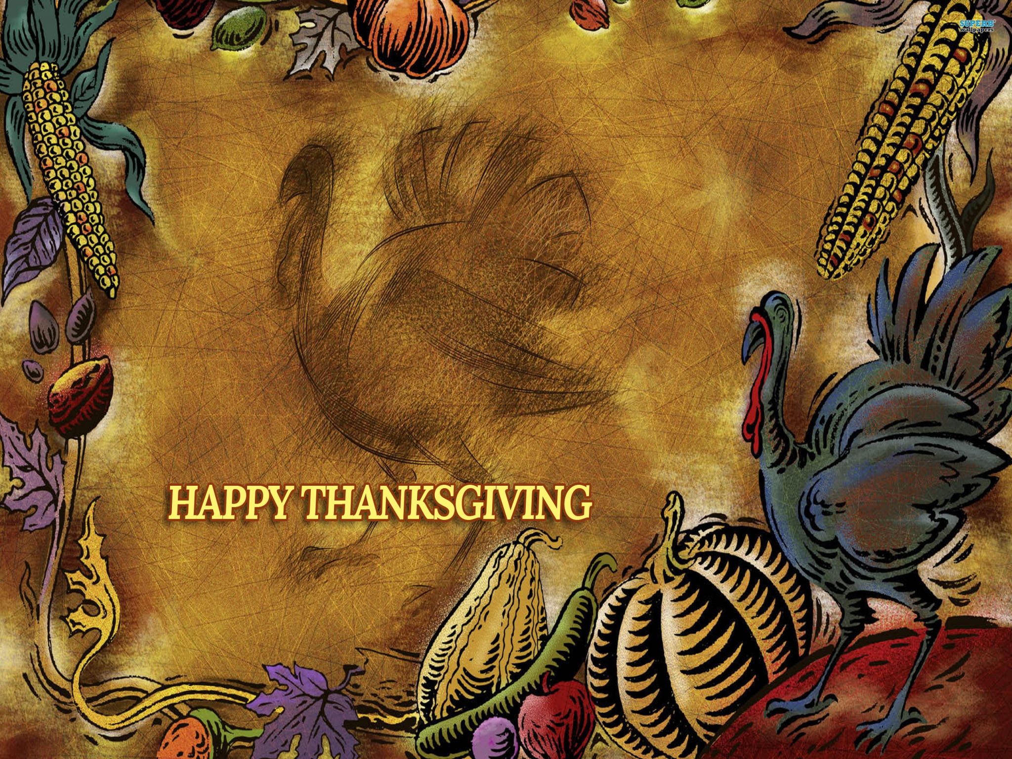 Thanksgiving Vintage Wallpapers - Wallpaper Cave