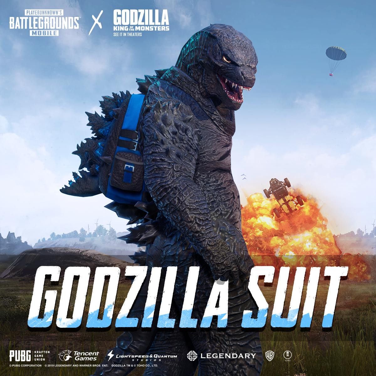 PUBG X Godzilla Wallpapers - Wallpaper Cave