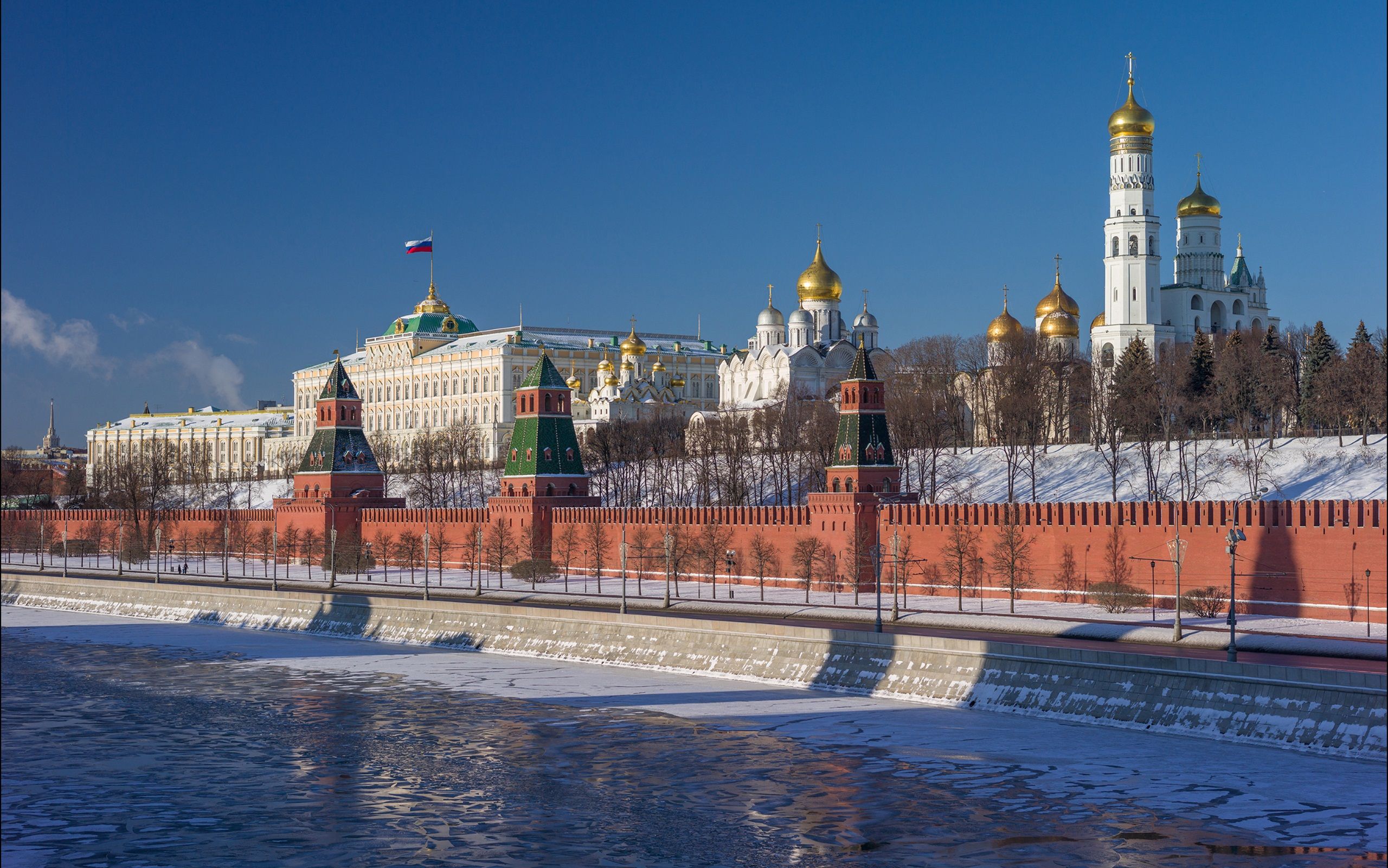 Moscow Russia Winter Wallpaper