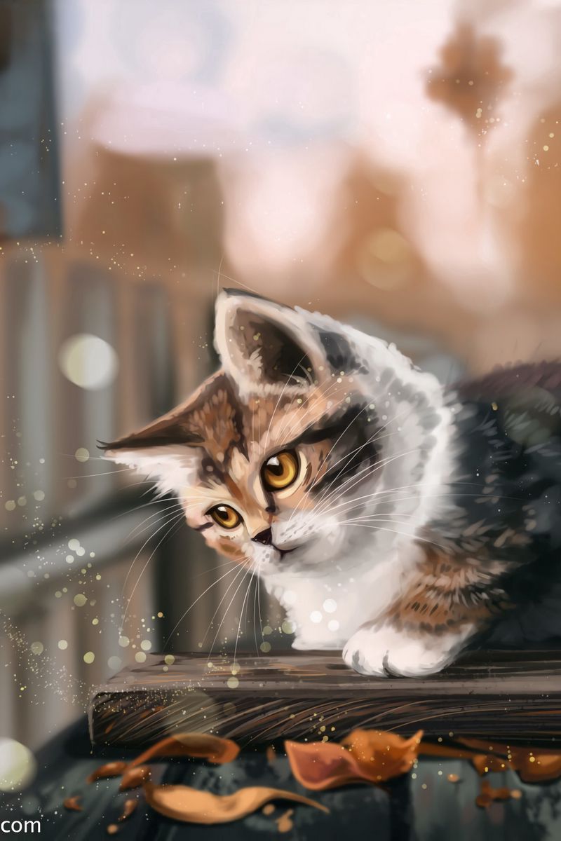 Autumn Kitten Wallpapers - Wallpaper Cave