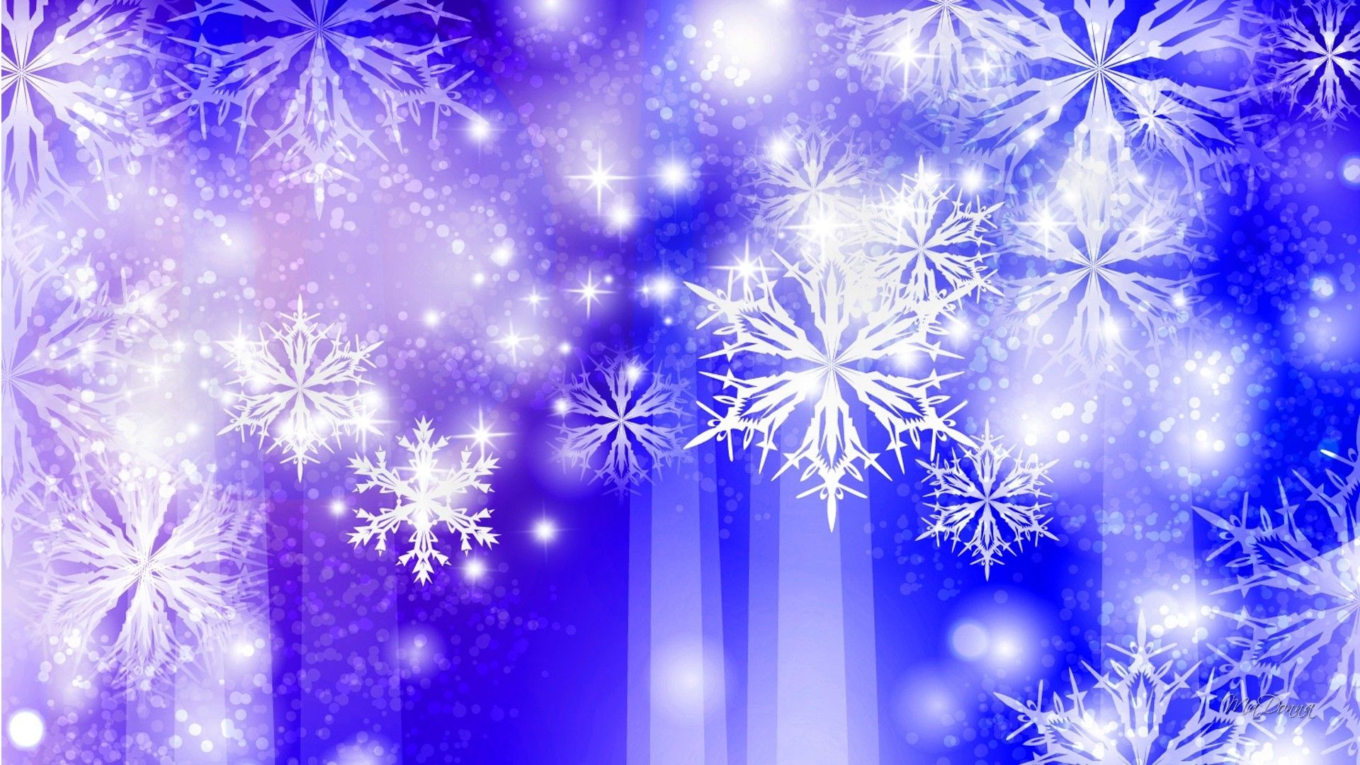 Winter Snowflake Scene Wallpapers - Wallpaper Cave