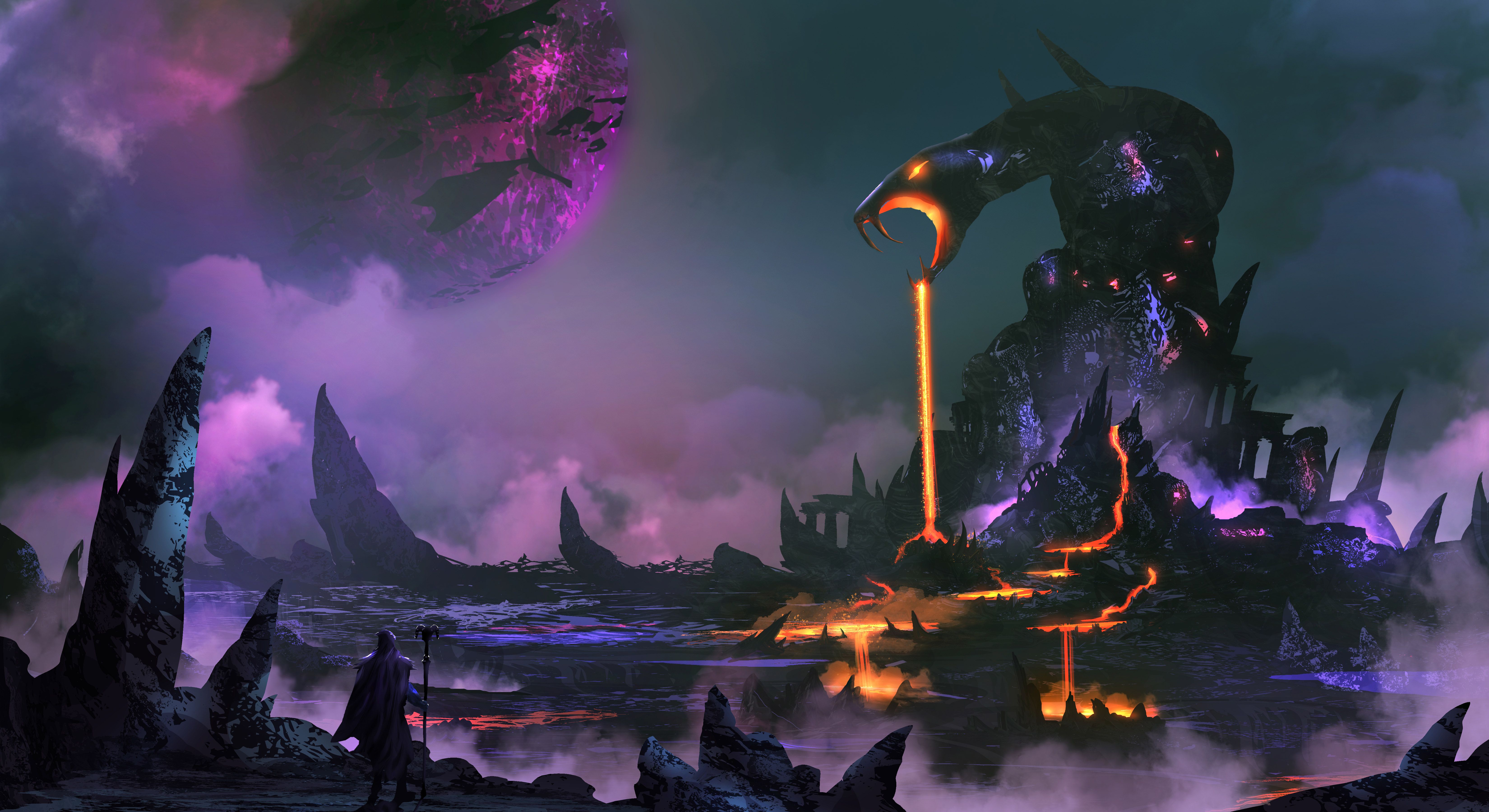 Purple Monster Wallpapers - Wallpaper Cave