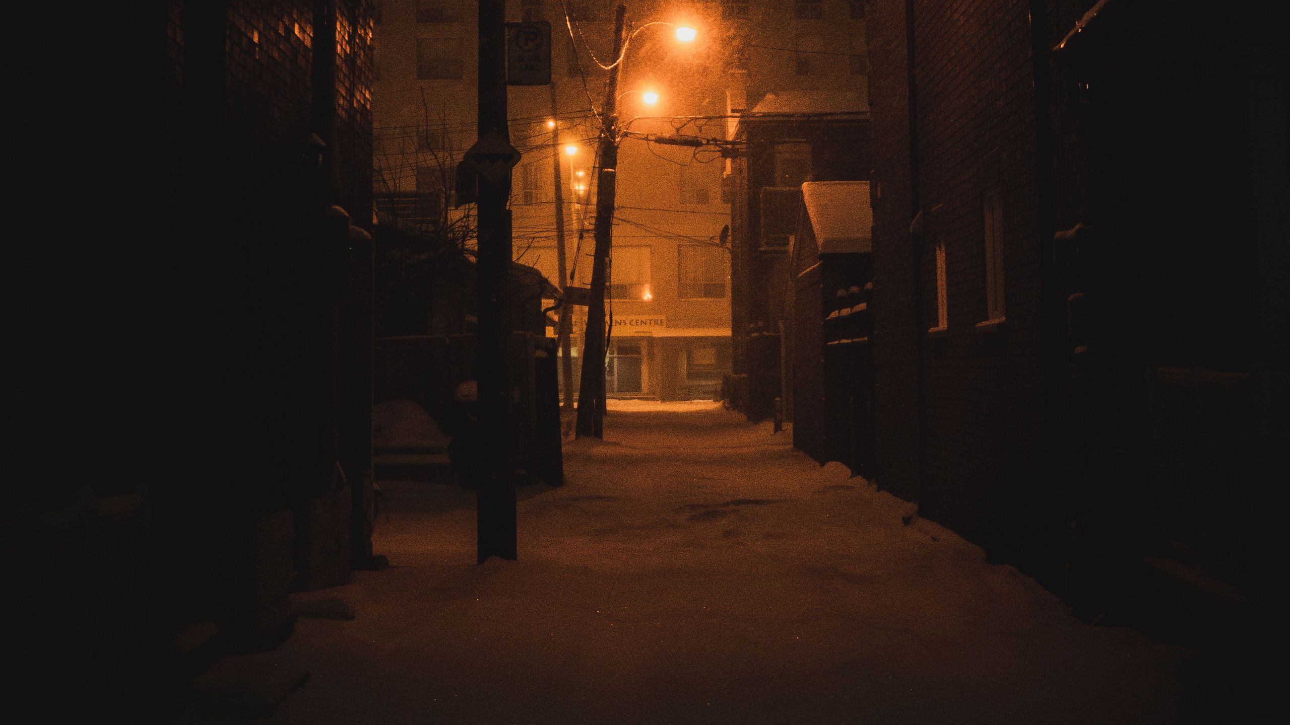 Dark Winter Streets Wallpapers - Wallpaper Cave