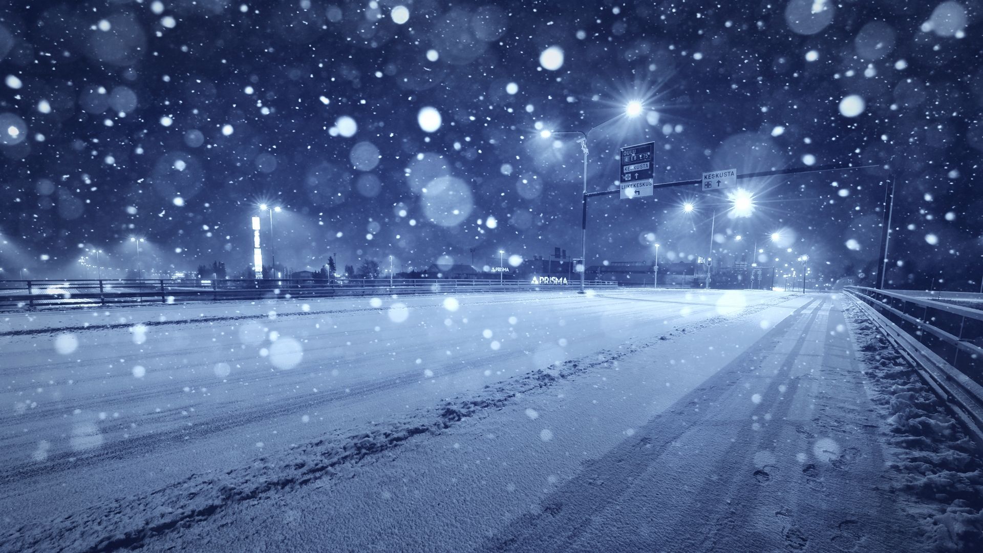 Dark Winter Streets Wallpapers - Wallpaper Cave