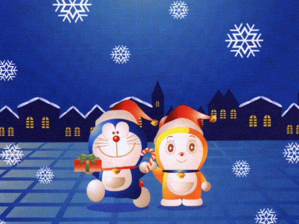 Christmas Doraemon Wallpapers - Wallpaper Cave