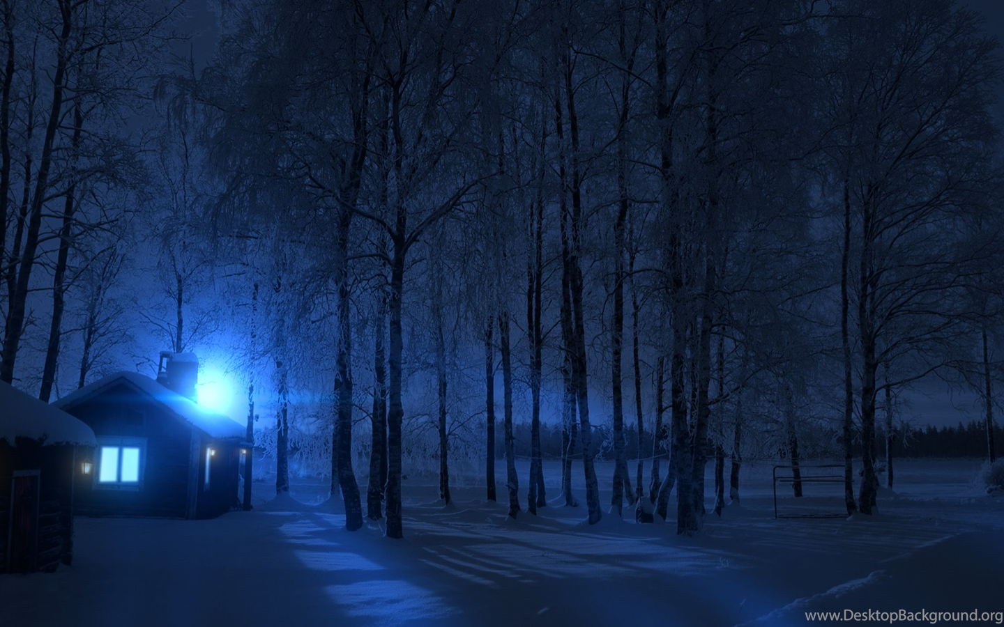 HD Winter Night Wallpapers - Wallpaper Cave