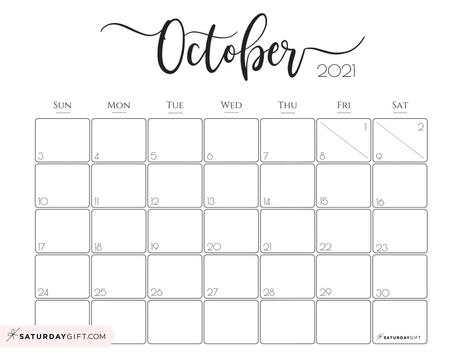 October 2021 Calendar Wallpapers Wallpaper Cave