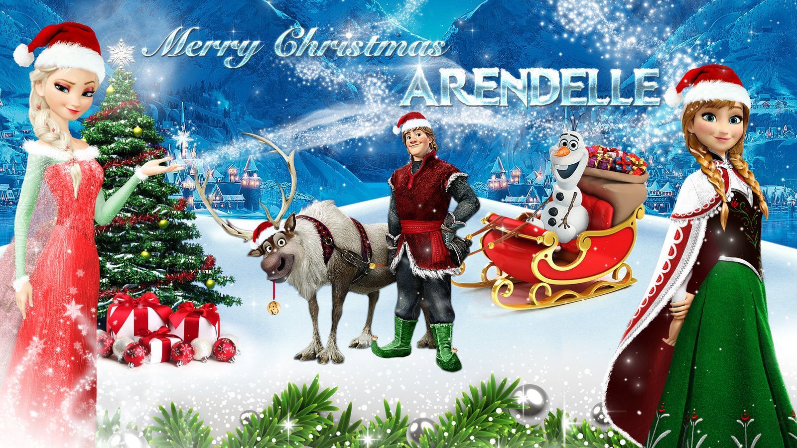 Elsa Christmas Wallpapers - Wallpaper Cave