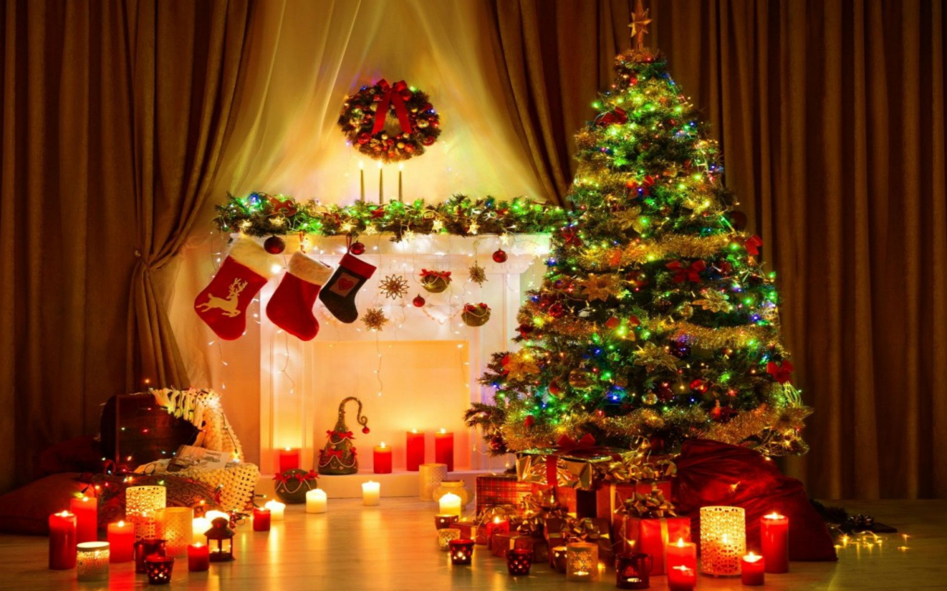 Christmas Trees Desktop Wallpapers - Wallpaper Cave