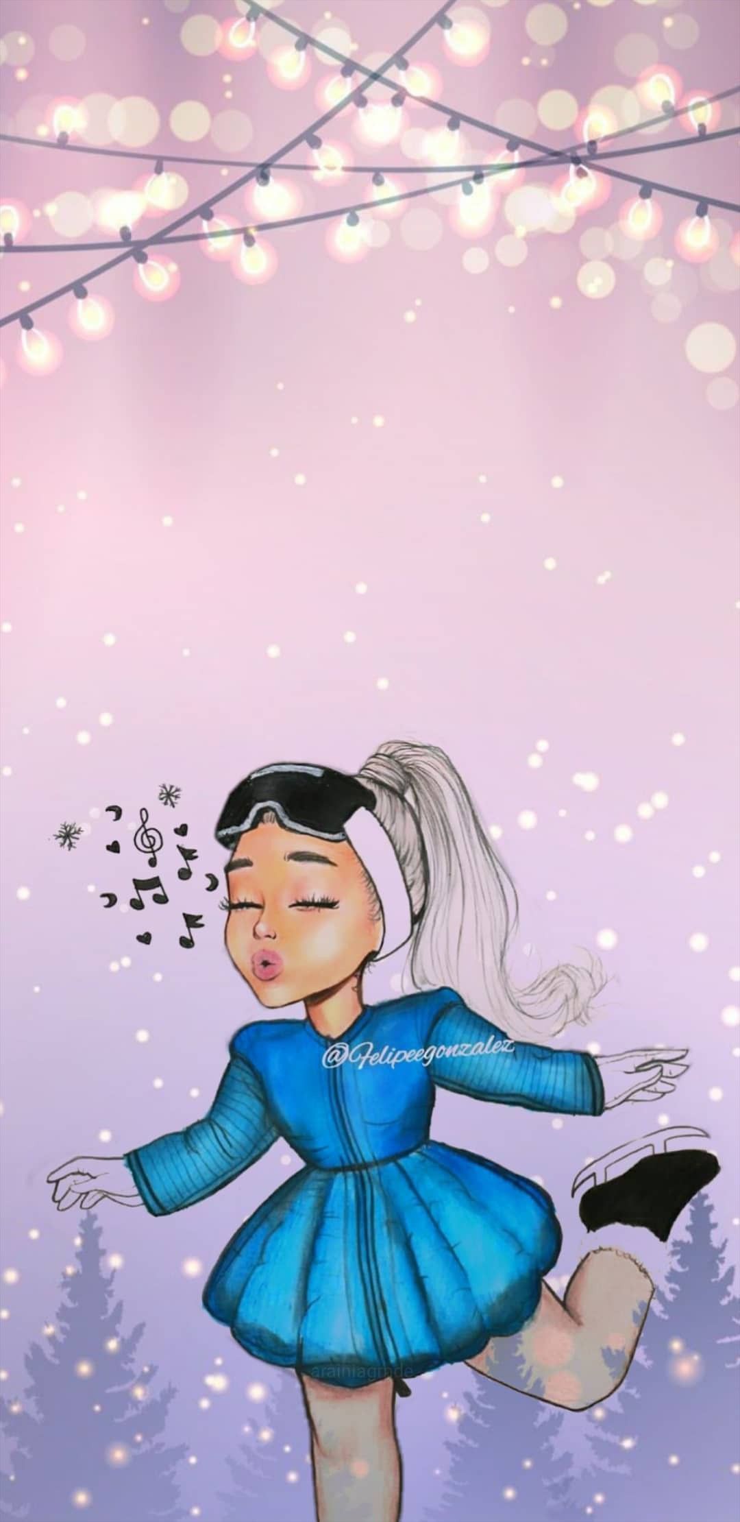 Ariana Grande Winter Wallpapers - Wallpaper Cave