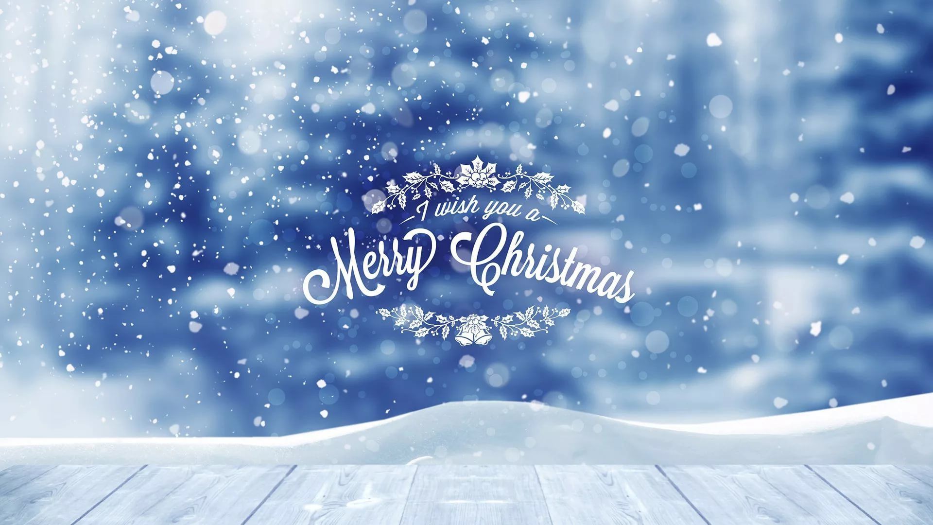 Blue Merry Christmas Wallpapers - Wallpaper Cave