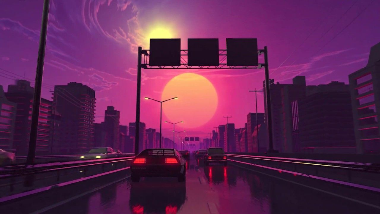 Anime Retrowave City Wallpapers - Wallpaper Cave