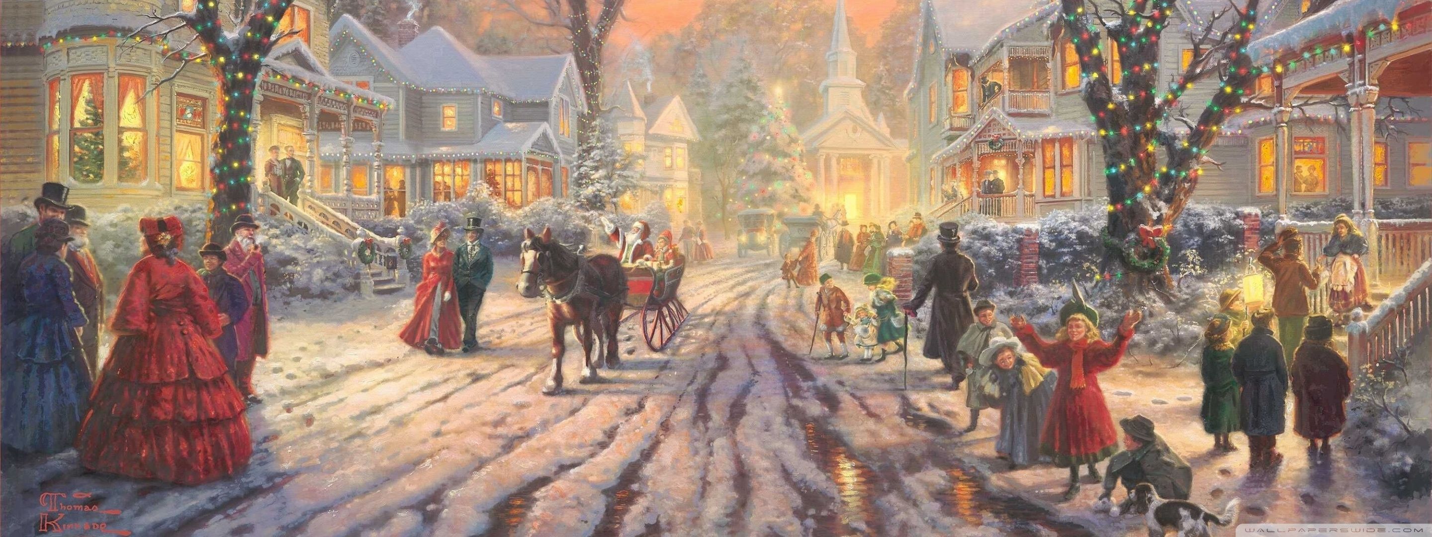 Christmas Dual Monitor Wallpapers - Wallpaper Cave