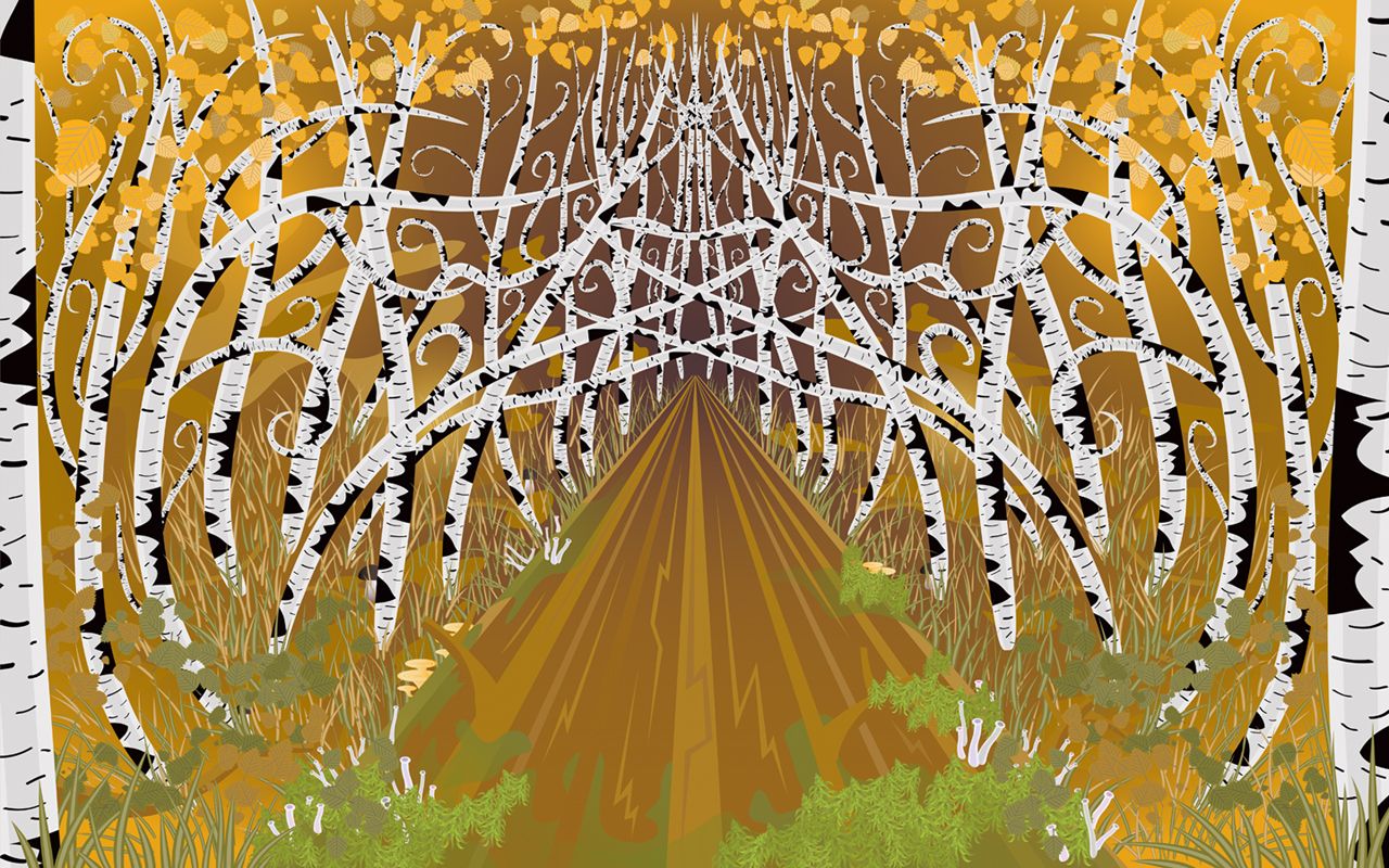 Trippy Autumn Wallpapers - Wallpaper Cave