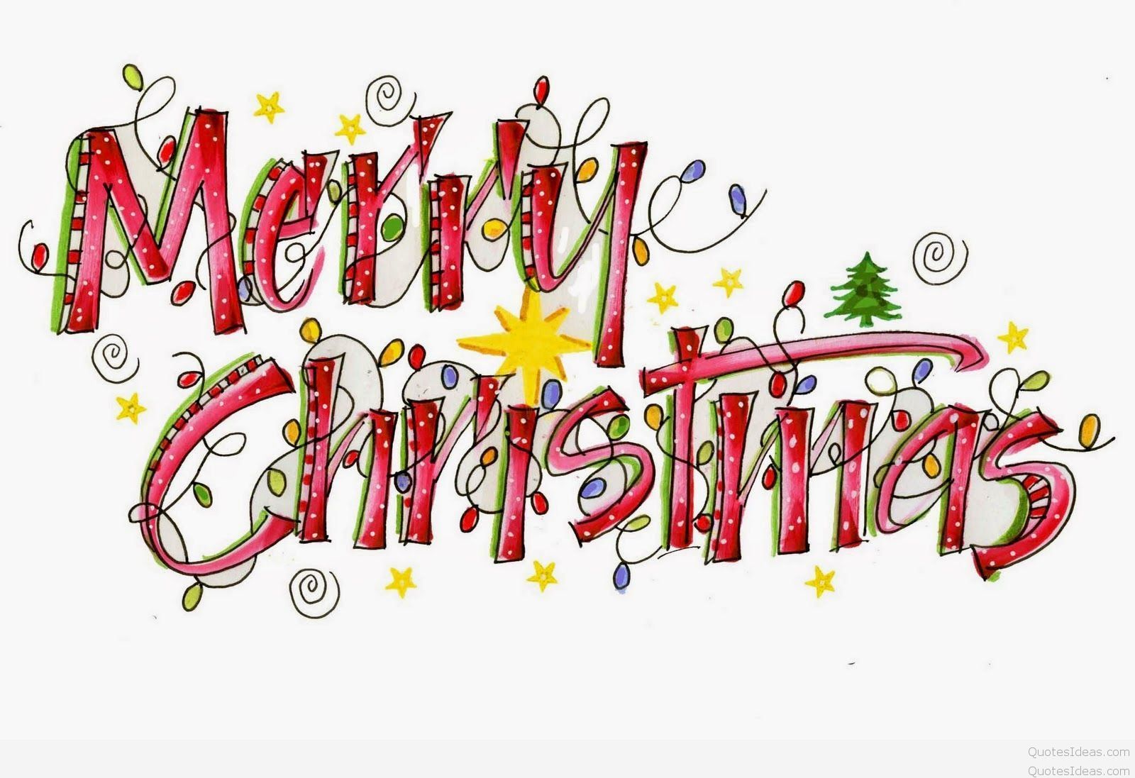 Merry Christmas Words Wallpapers - Wallpaper Cave