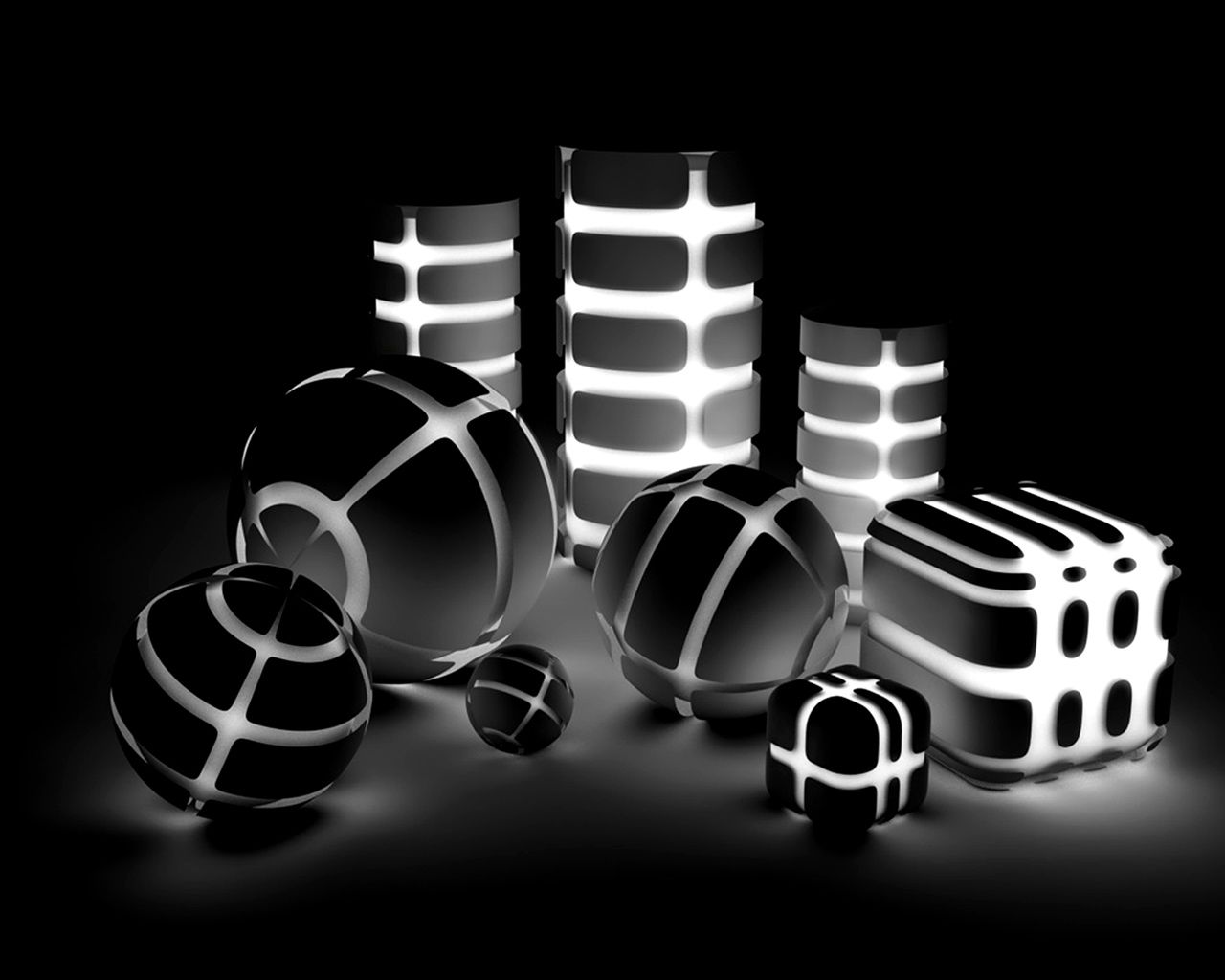 3D Shapes Wallpapers - Wallpaper Cave