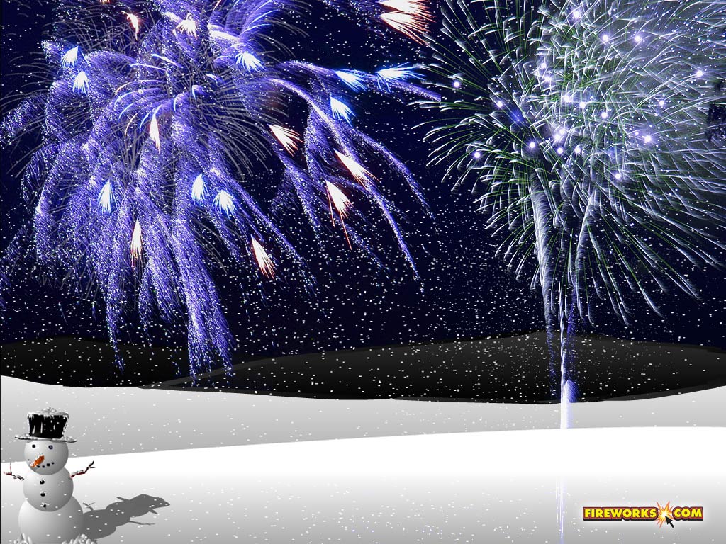 Winter Fireworks Wallpapers - Wallpaper Cave