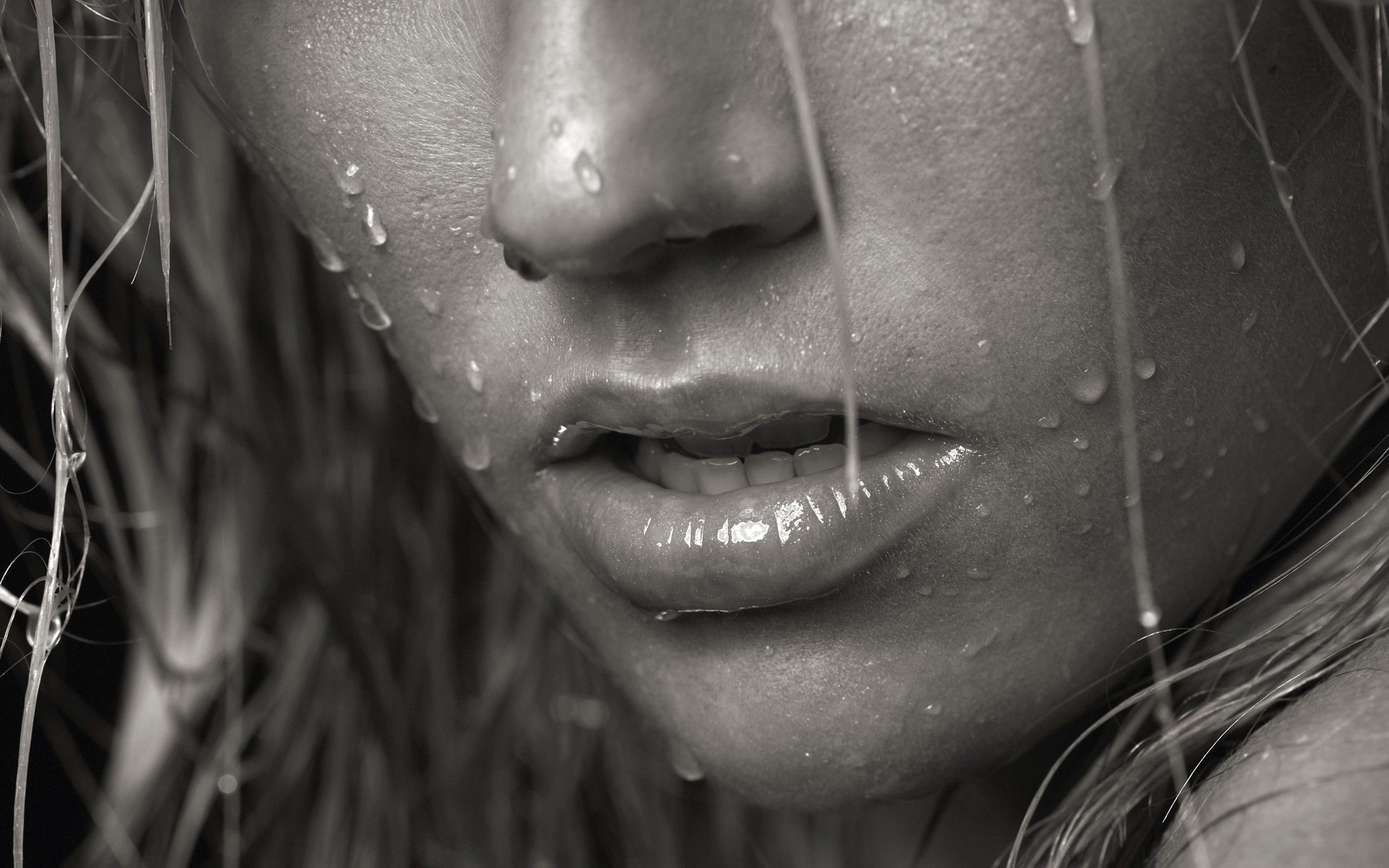 Face Women Water Drop Wallpapers - Wallpaper Cave