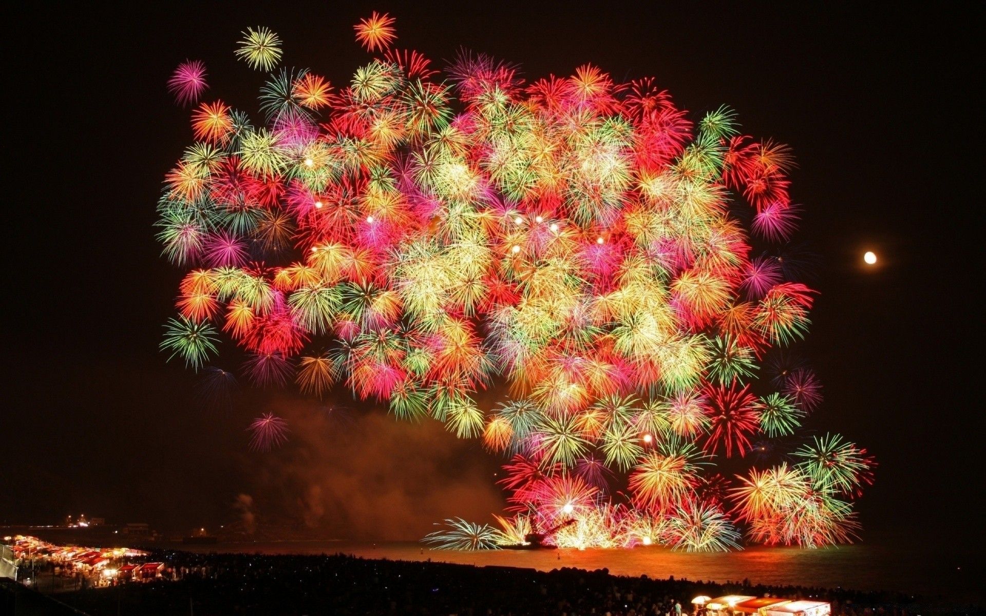 Winter Fireworks Wallpapers - Wallpaper Cave