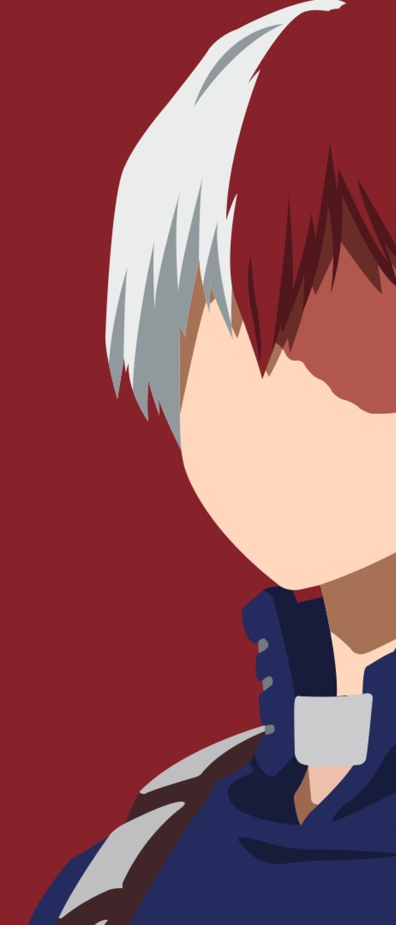 Todoroki Minimalistic Wallpapers - Wallpaper Cave