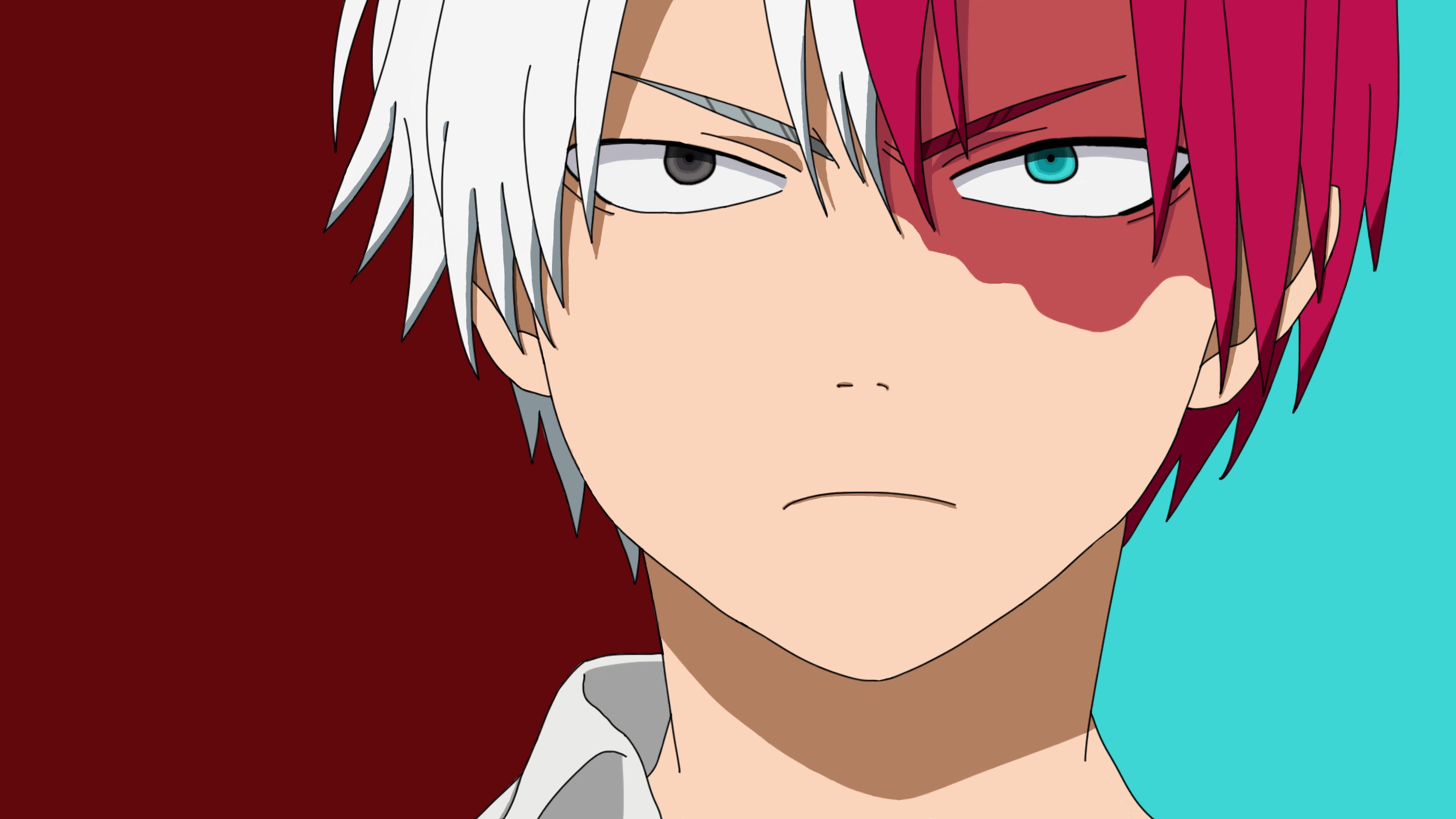 Todoroki Minimalistic Wallpapers - Wallpaper Cave