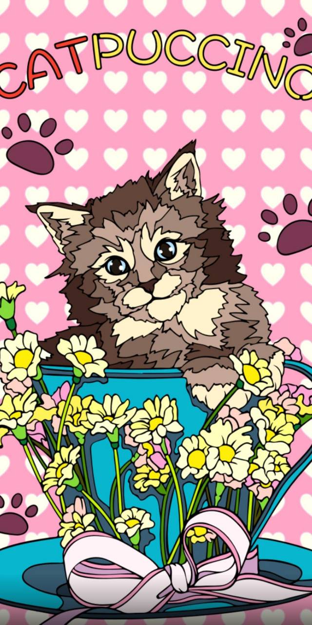 Catpuccino Wallpapers - Wallpaper Cave