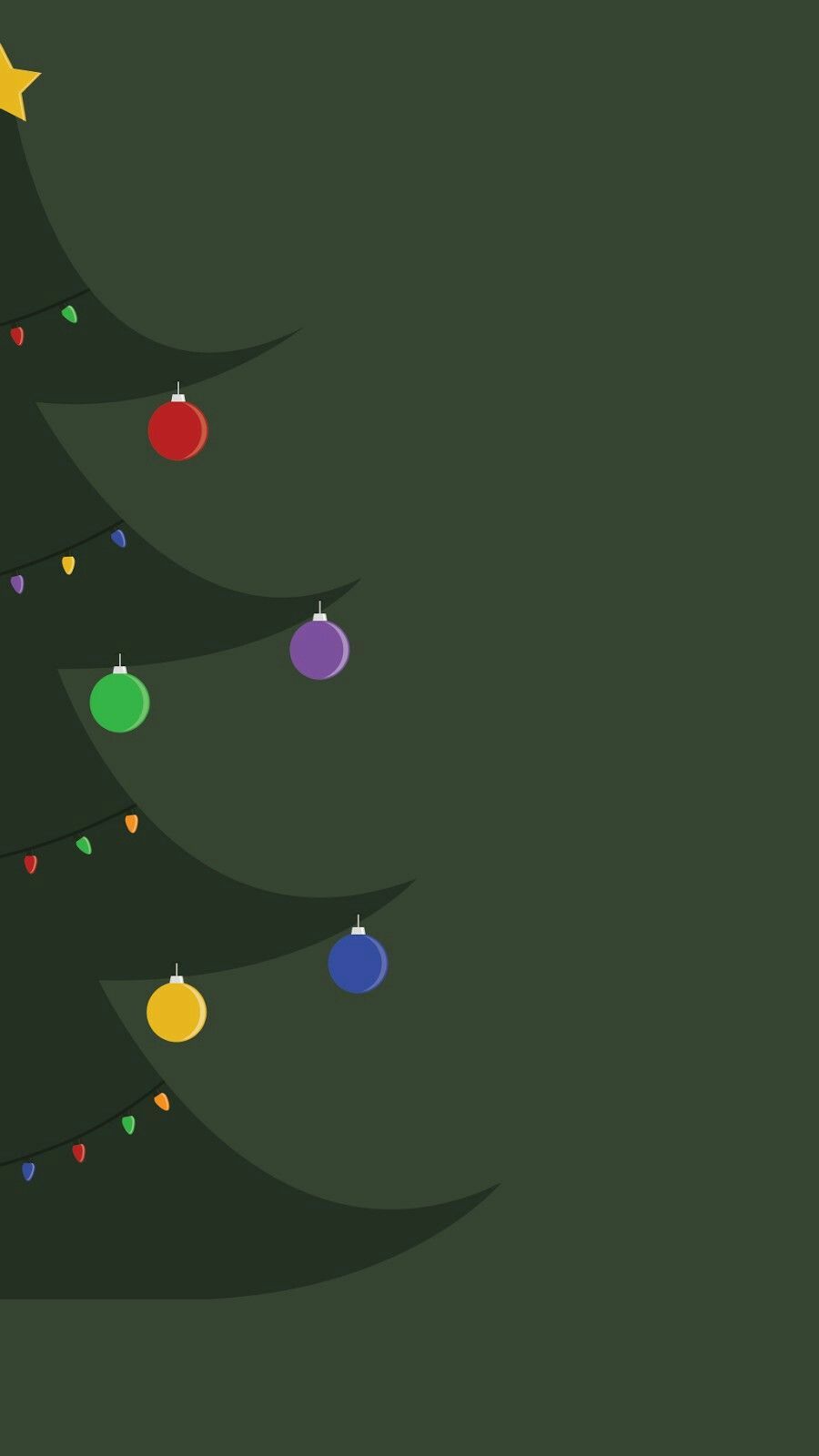 Christmas Cartoon Tree Wallpapers - Wallpaper Cave
