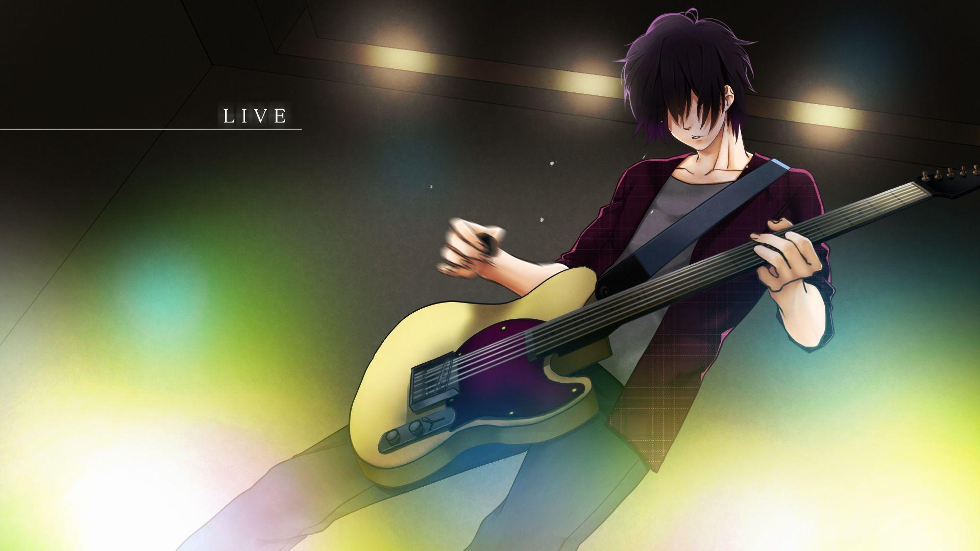Guitar Cartoon Wallpapers - Wallpaper Cave